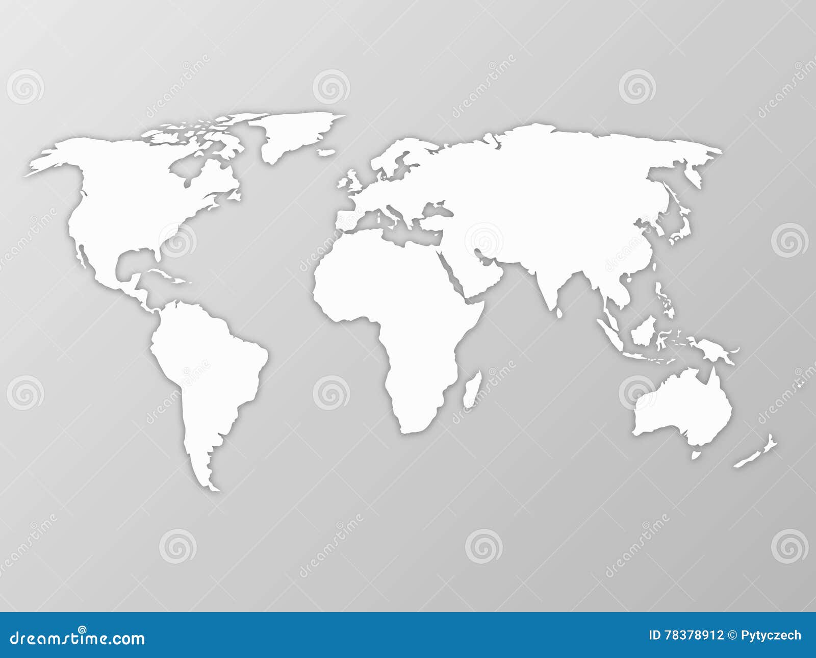 World Map Shadow Grey Background Stock Illustrations – 1,776 World Map ...