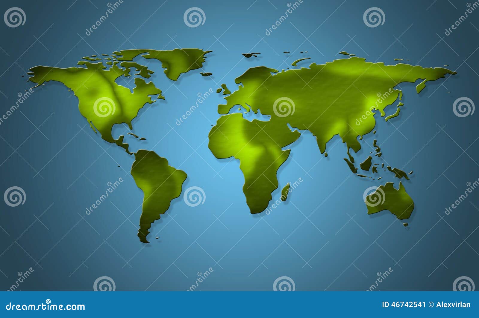 MAP of the World stock illustration. Illustration of nation - 46742541