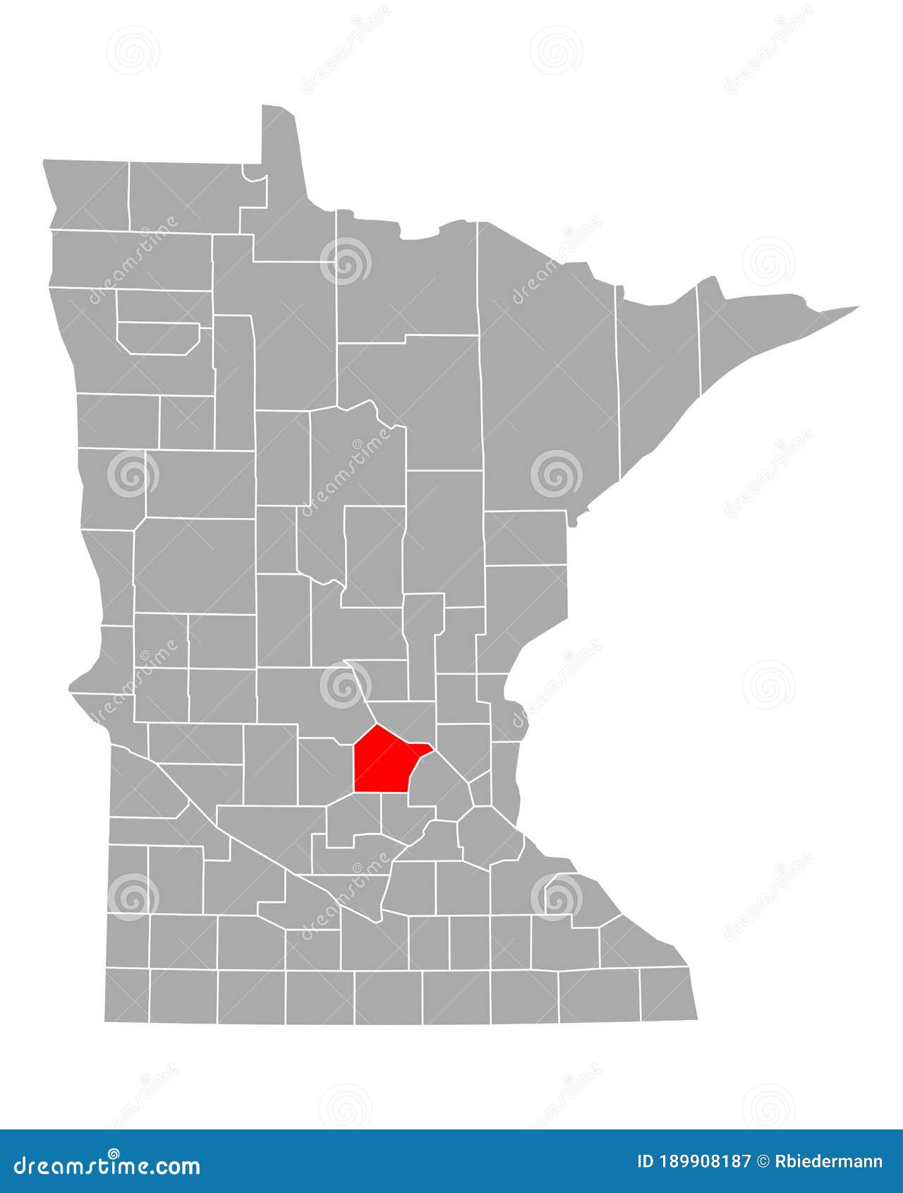 Map of Wright in Minnesota stock vector. Illustration of line - 189908187