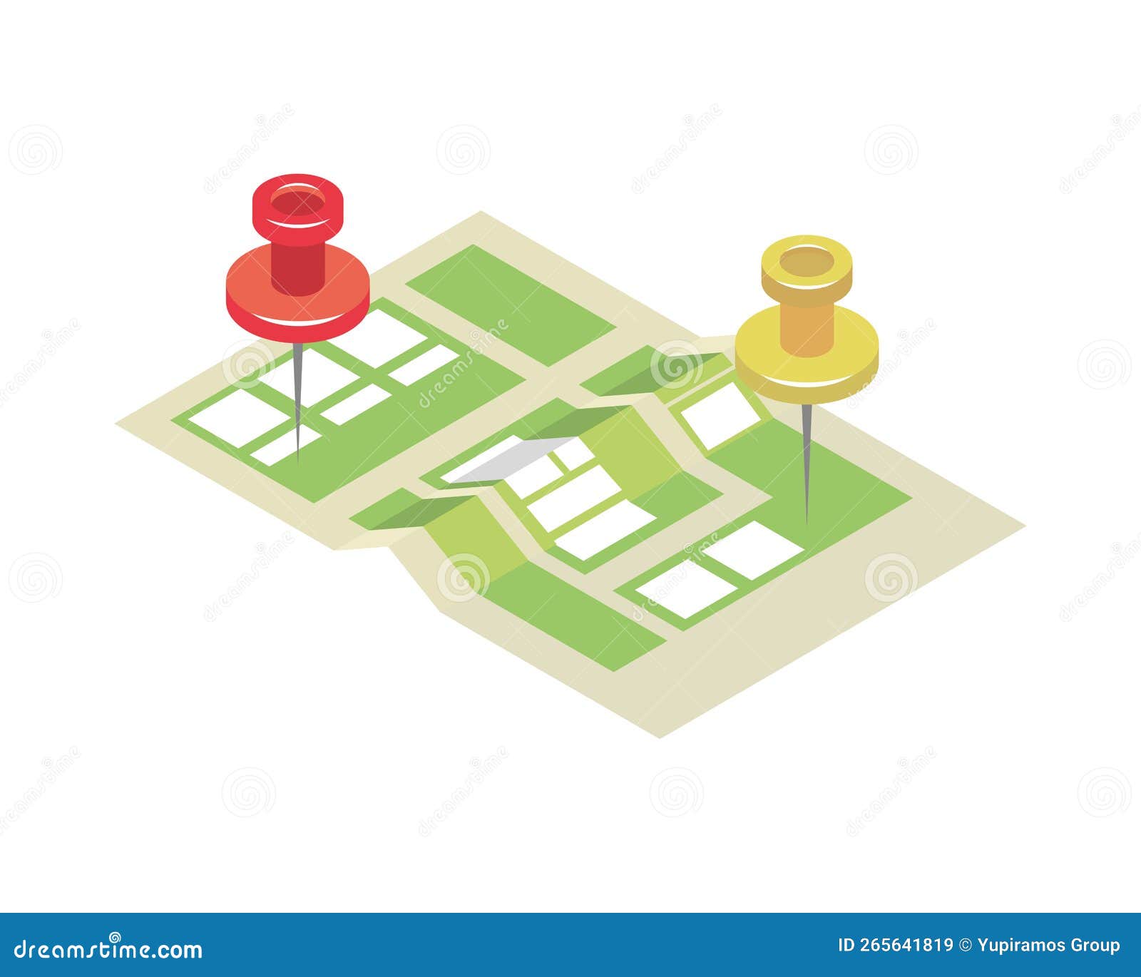 Map you are here stock vector. Illustration of shape - 265641819