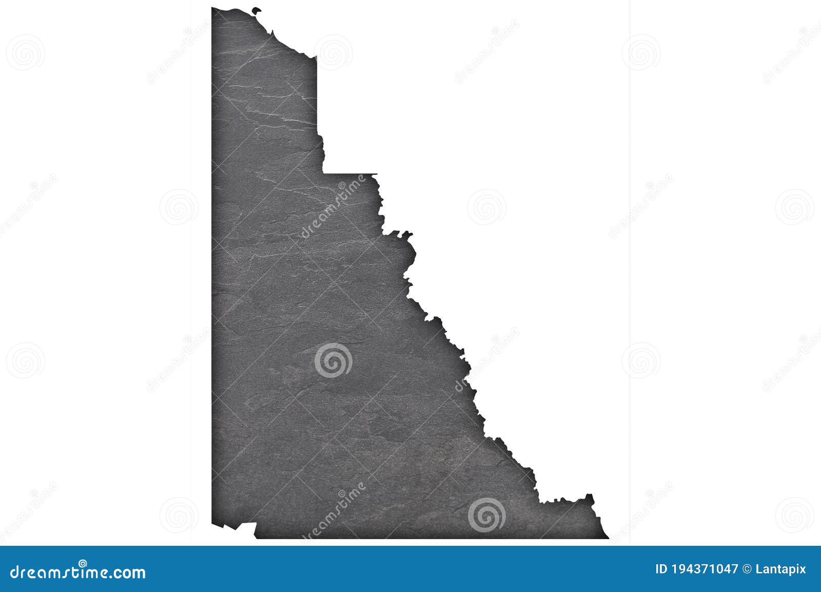 Yukon Outline Map Canada Province Region Cartoon Vector | CartoonDealer ...