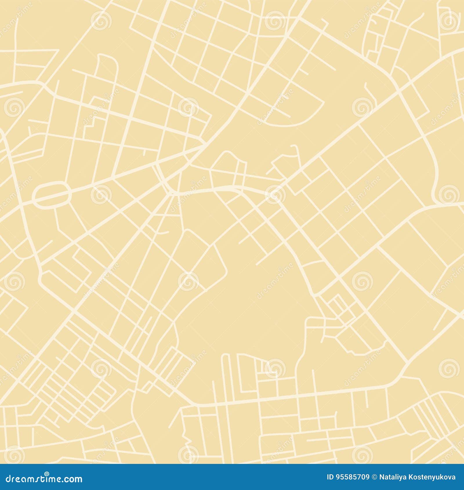 Mapa amarillo del vector ilustración del vector. Ilustración de camino ...