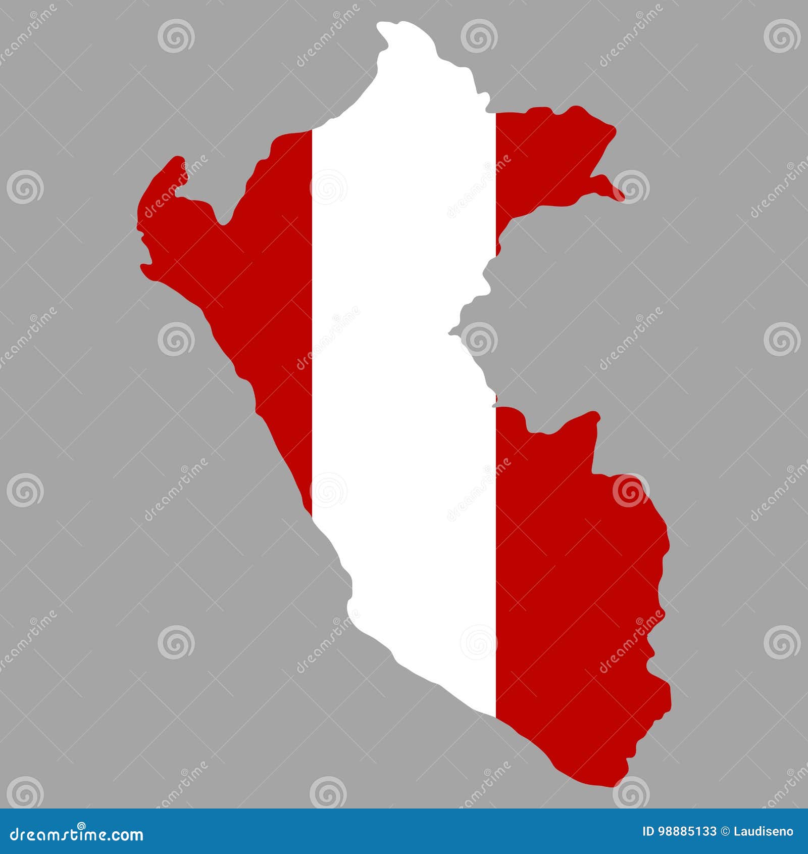 Mapa con la bandera ilustración del vector. Ilustración de indicadores ...