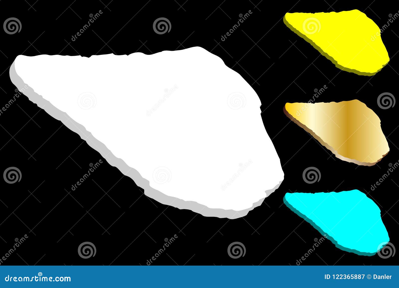 Mapa 3D De La Isla De Navassa Ilustración del Vector - Ilustración de ...