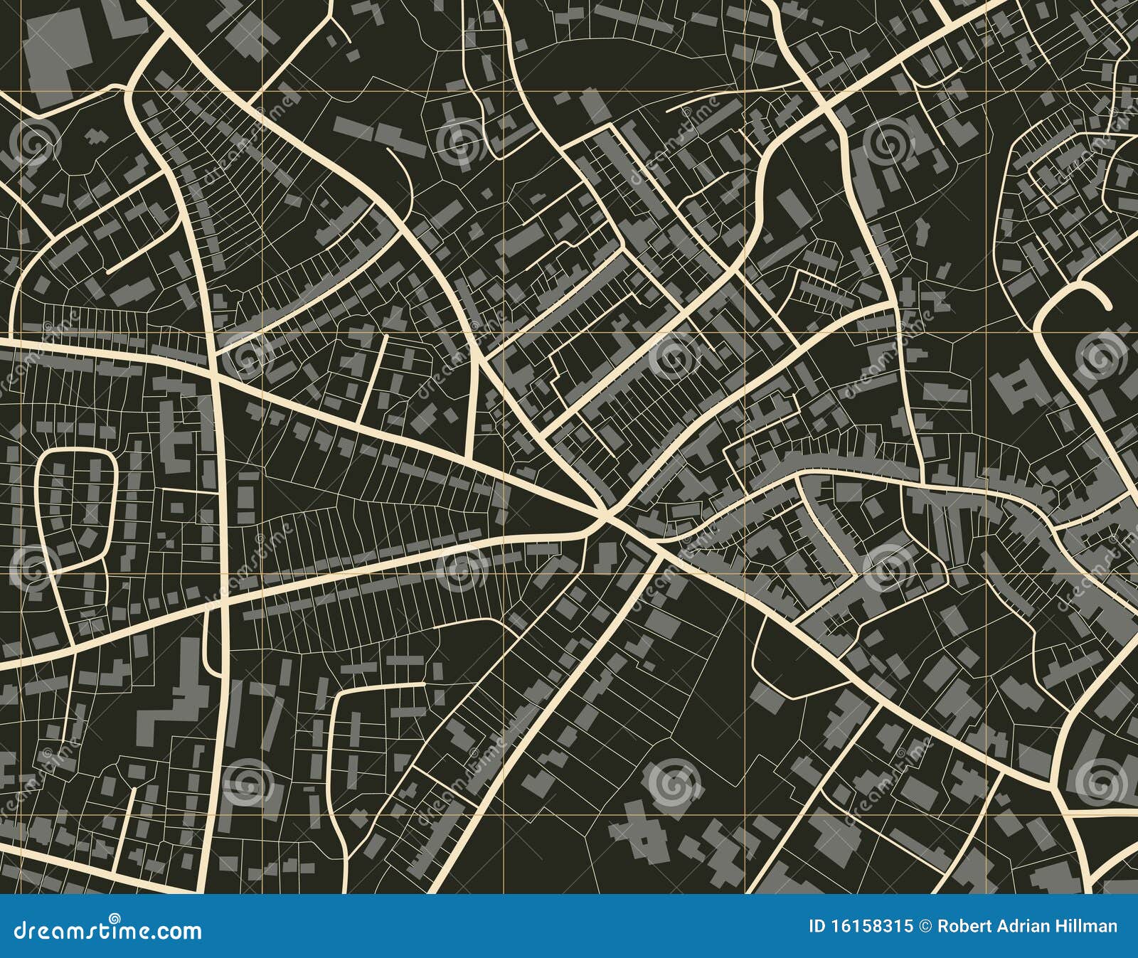 Mapa da cidade ilustração do vetor. Ilustração de transporte - 16158315