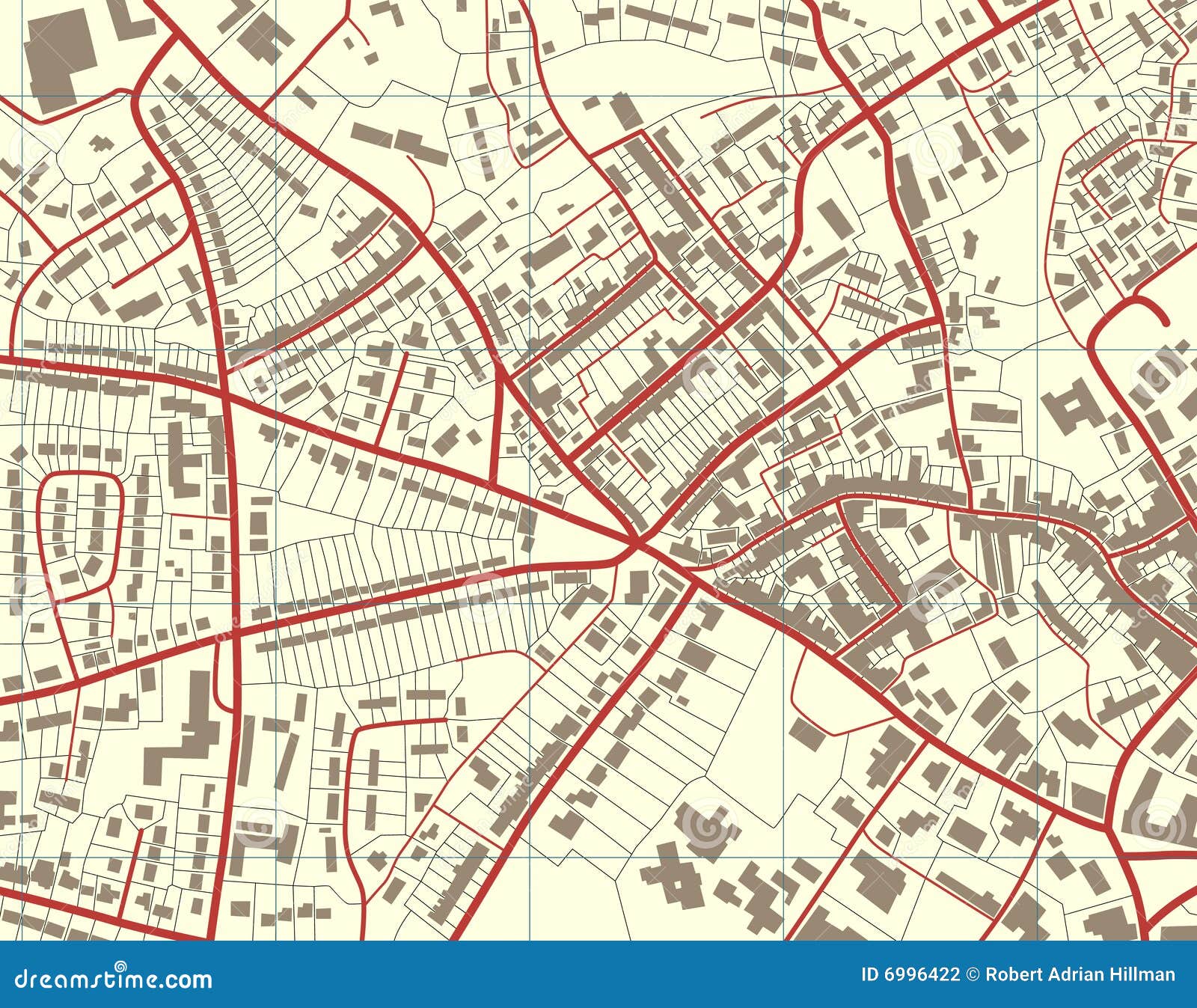 Mapa da cidade ilustração do vetor. Ilustração de viagem - 6996422
