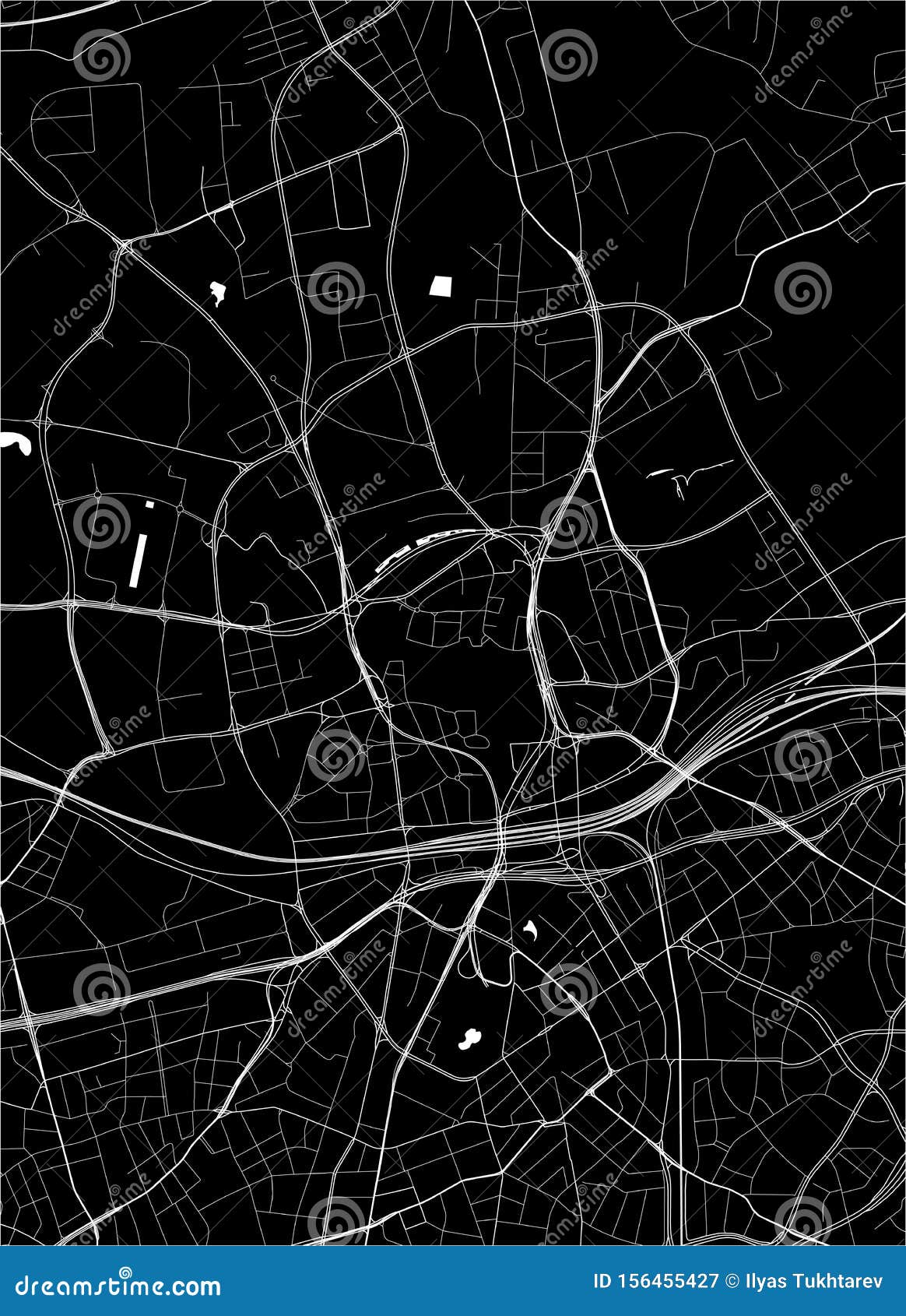 Mapa Da Cidade De Essen, Alemanha Ilustração Stock - Ilustração de ...