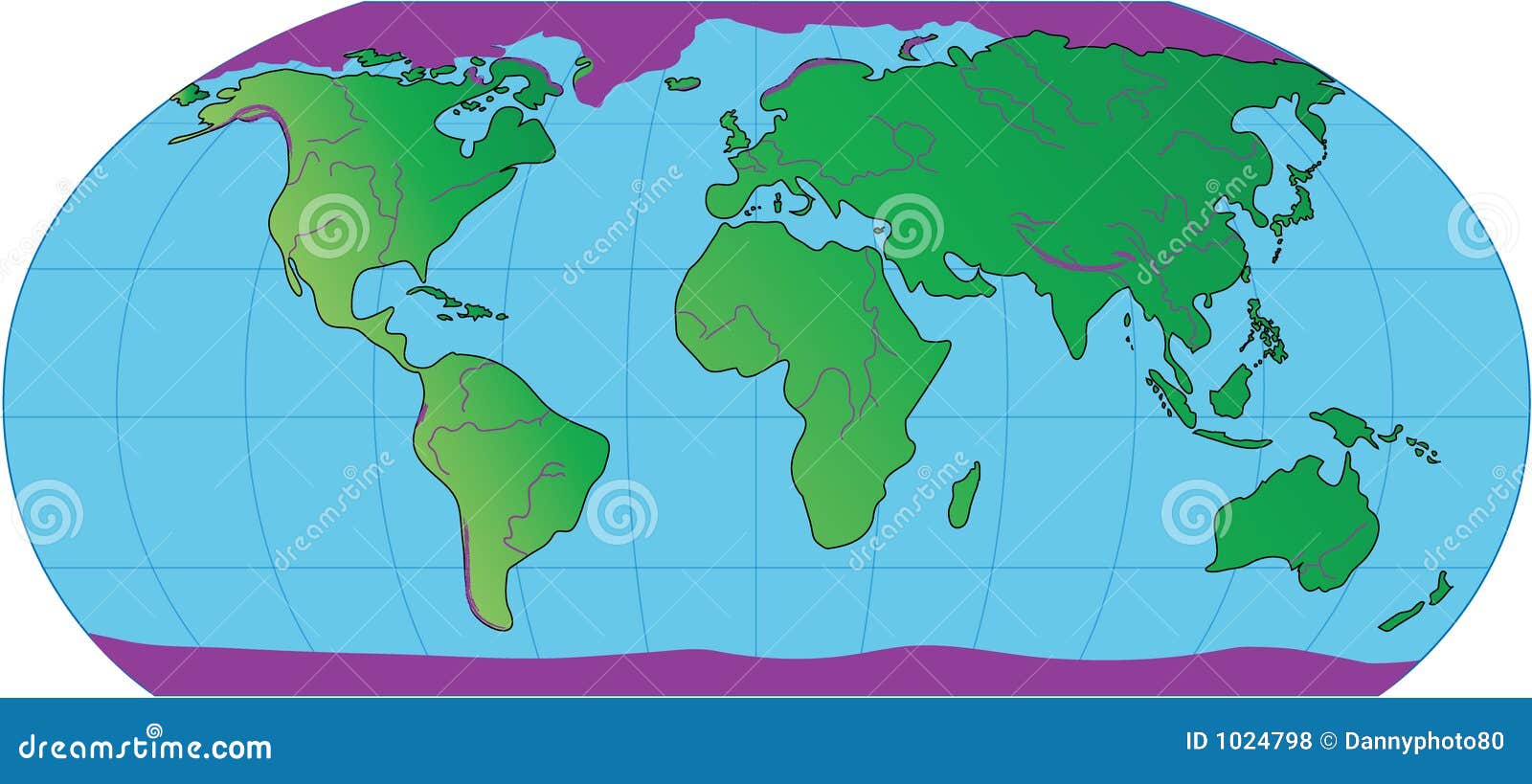 Mapa da terra ilustração stock. Ilustração de mundos, curso - 1024798