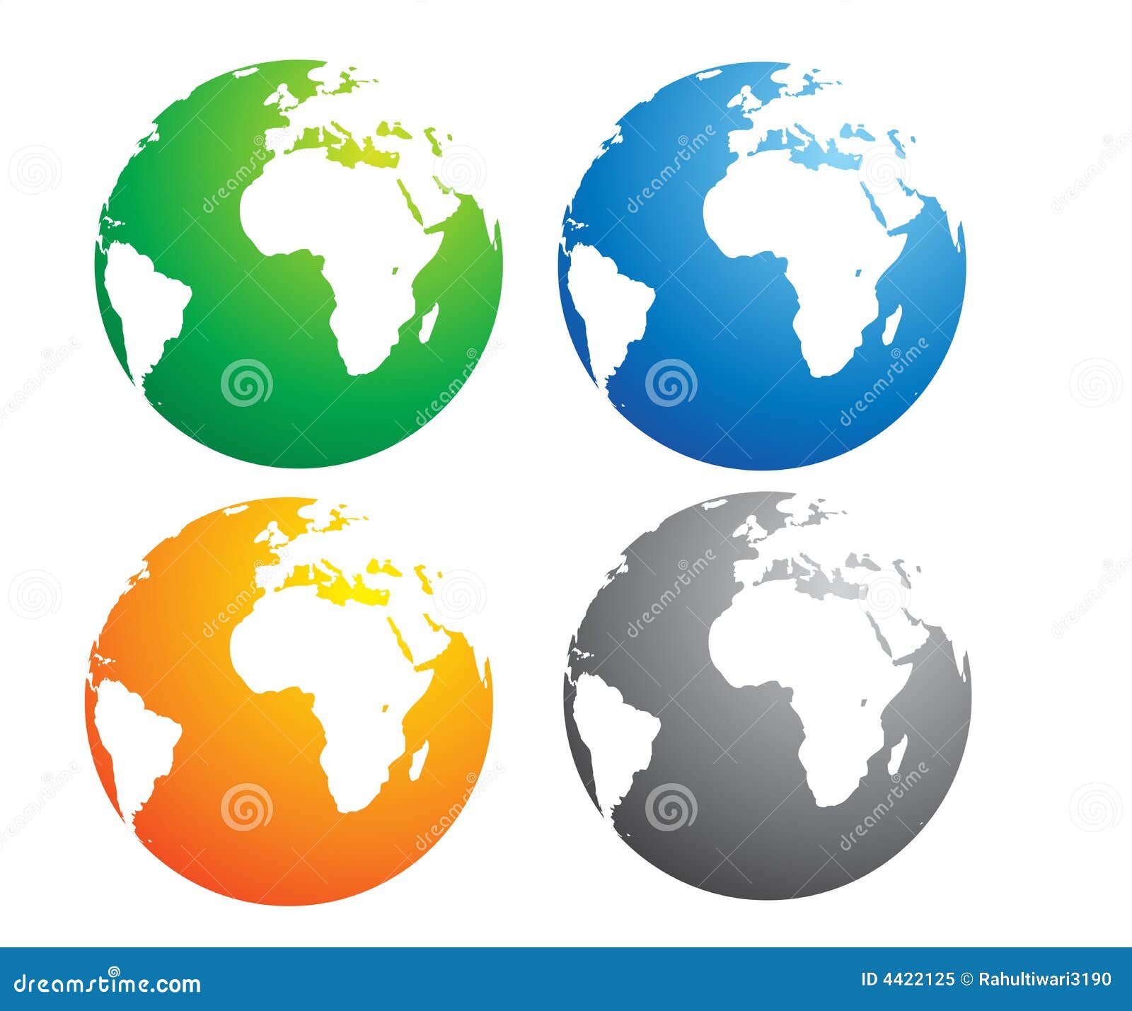 Mapa da terra ilustração do vetor. Ilustração de brilhante - 4422125