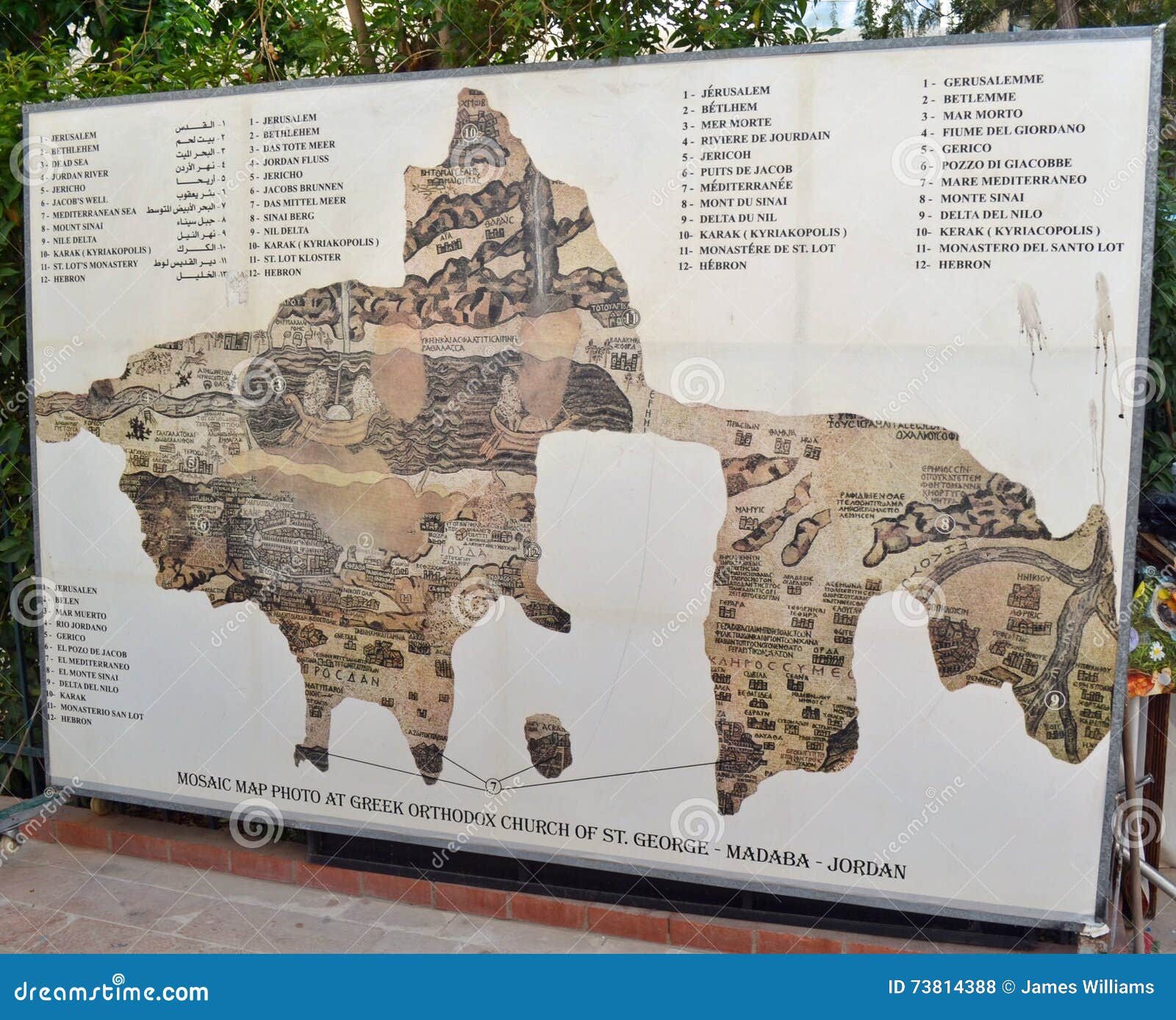 Mapa da Terra Santa foto de stock editorial. Imagem de médio - 73814388