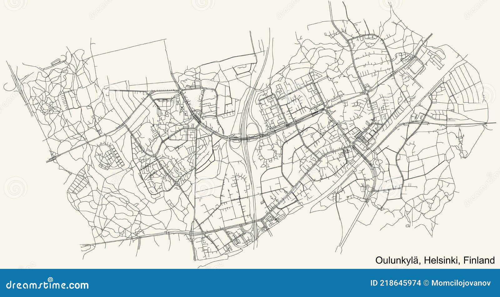 Mapa Das Estradas Da Rua Do Bairro De Helsinki Aggelby De Helunkyla ... Mapa Das Estradas Da Rua Do Bairro De Helsinki Aggelby De Helunkyla ...