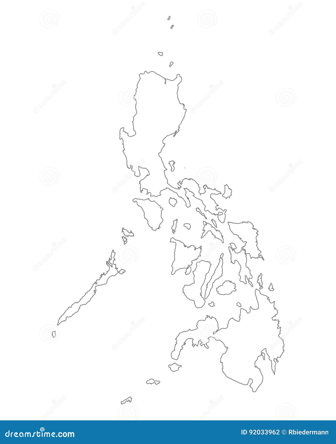 Mapa das Filipinas ilustração do vetor. Ilustração de fundo - 92033962