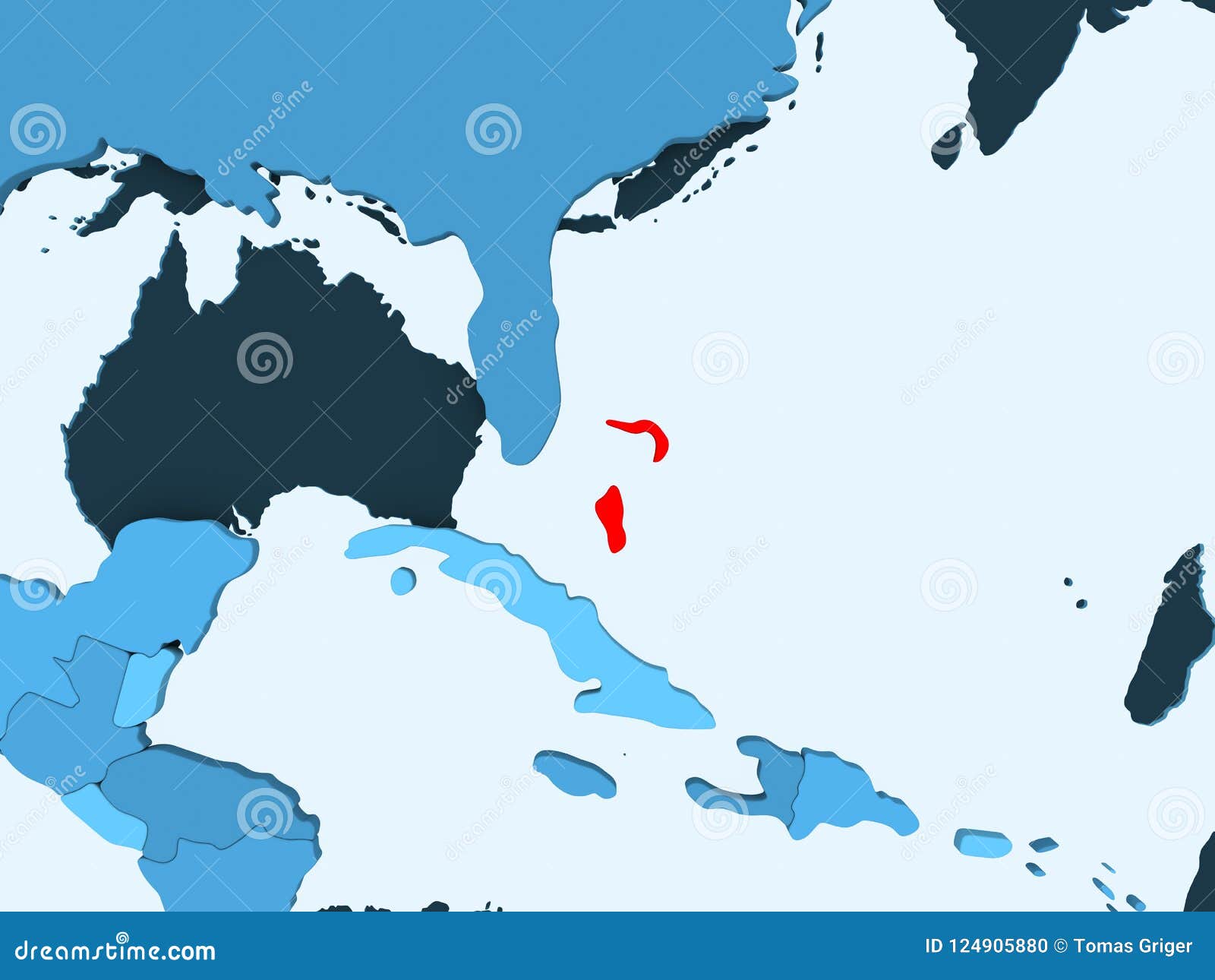 Mapa de Bahamas ilustração stock. Ilustração de mundo - 124905880