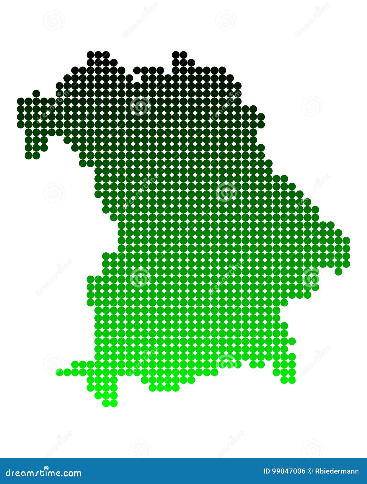 Mapa de Baviera ilustração stock. Ilustração de gradiente - 99047006