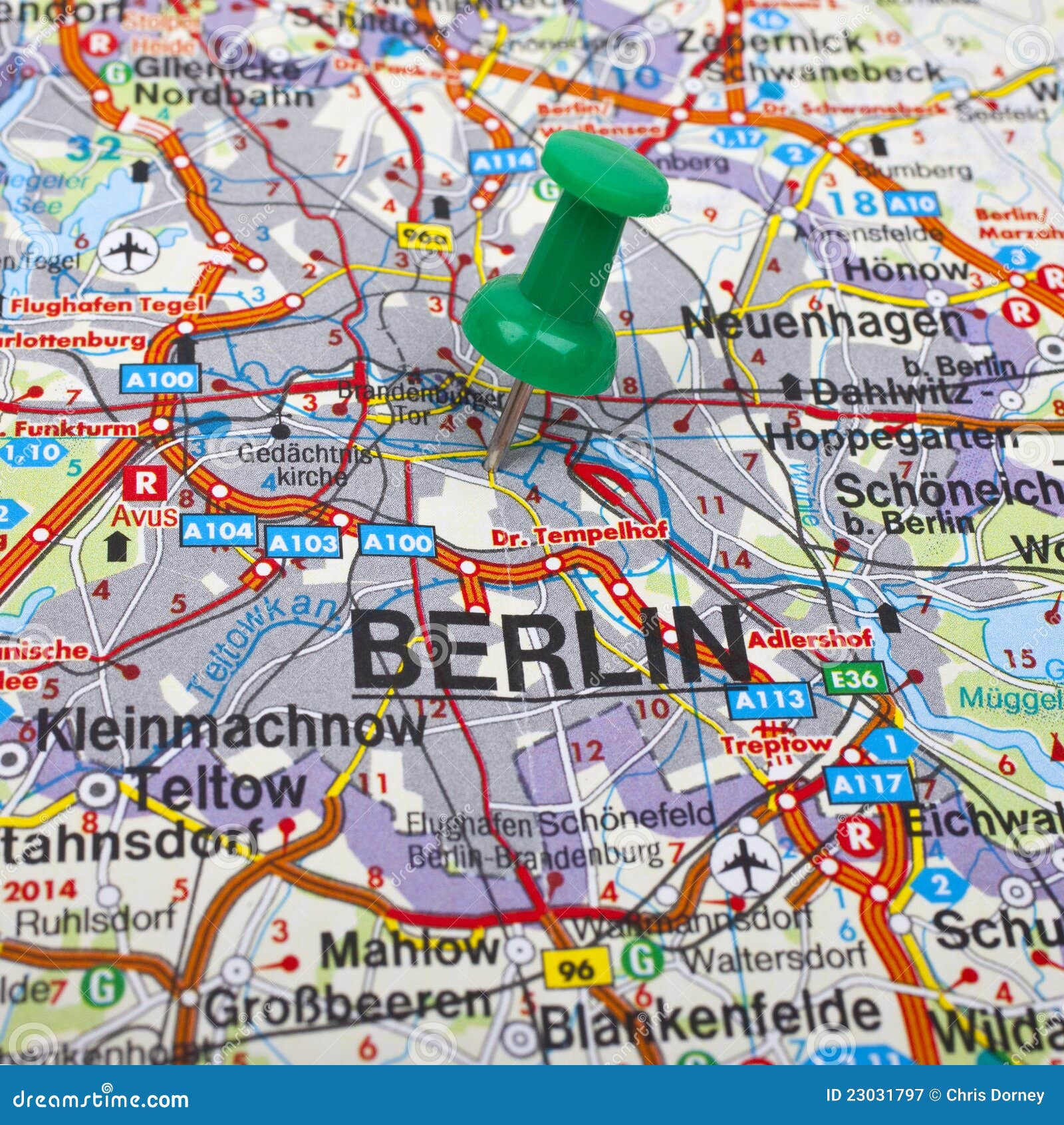 Mapa de Berlim imagem de stock. Imagem de leste, mapas - 23031797