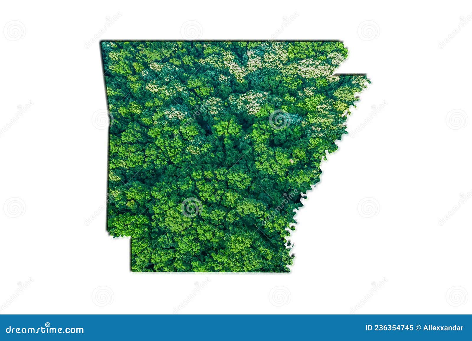 Mapa De Bosques Verdes De Arkansas Imagen de archivo - Imagen de agua ...
