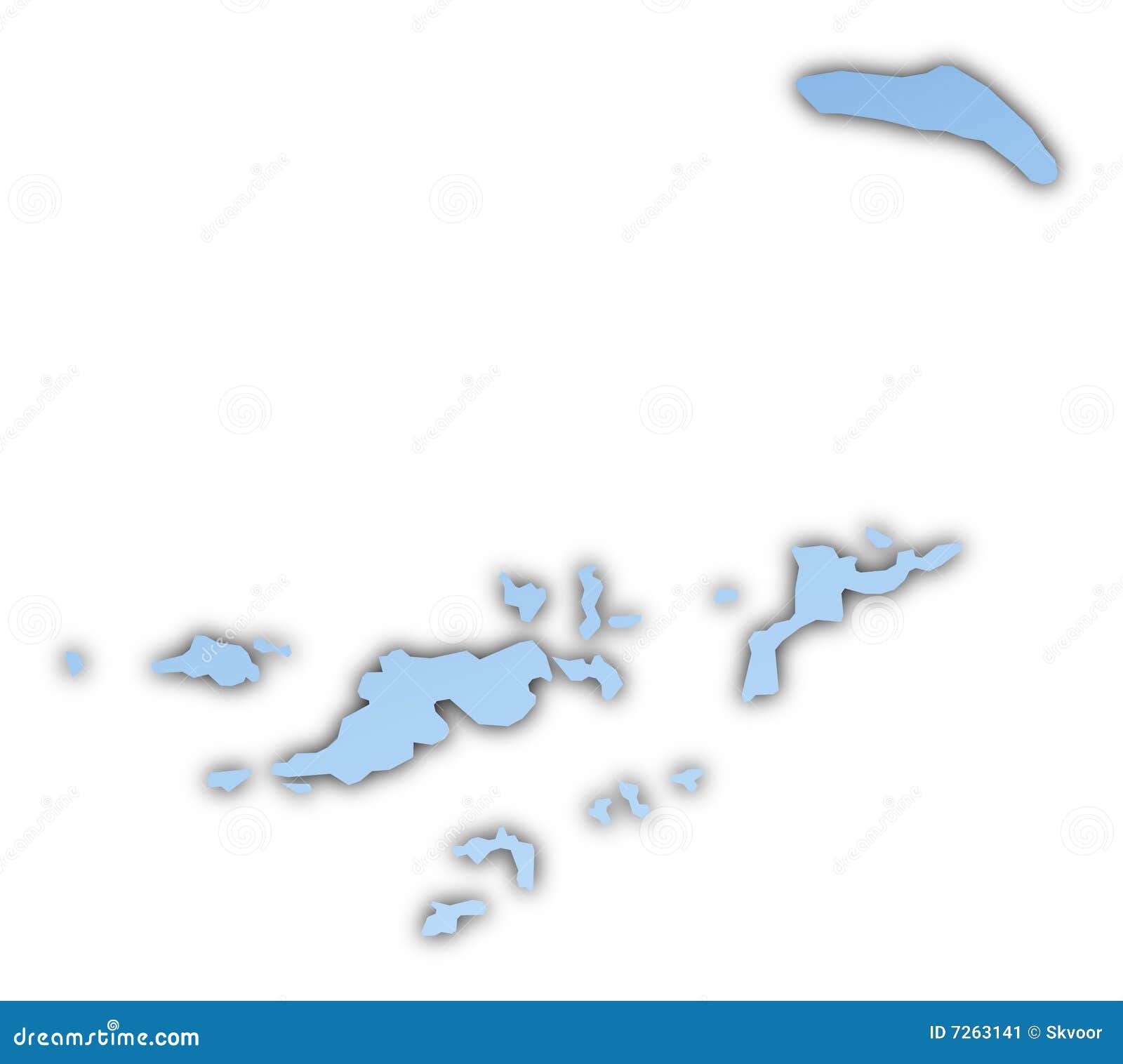 Mapa De British Virgin Islands Ilustração Stock - Ilustração de digital ...