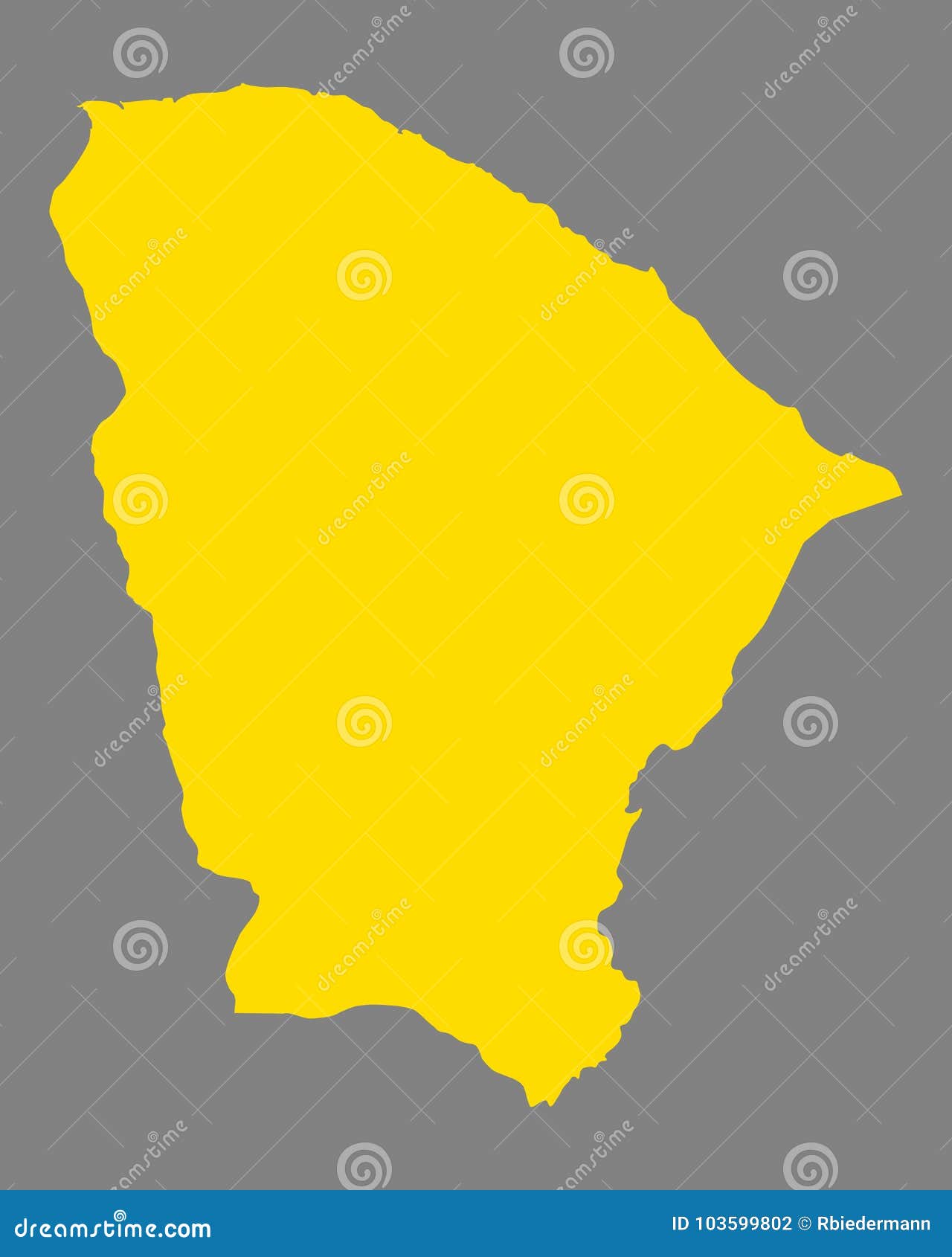 Mapa de Ceara ilustração do vetor. Ilustração de linha - 103599802