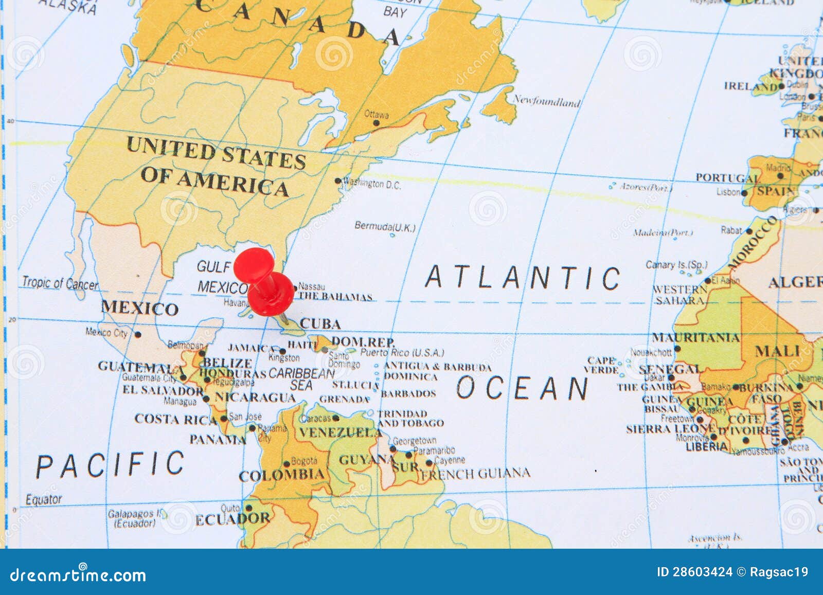 Mapa de Cuba foto de stock. Imagem de cuba, ciência, atlas - 28603424