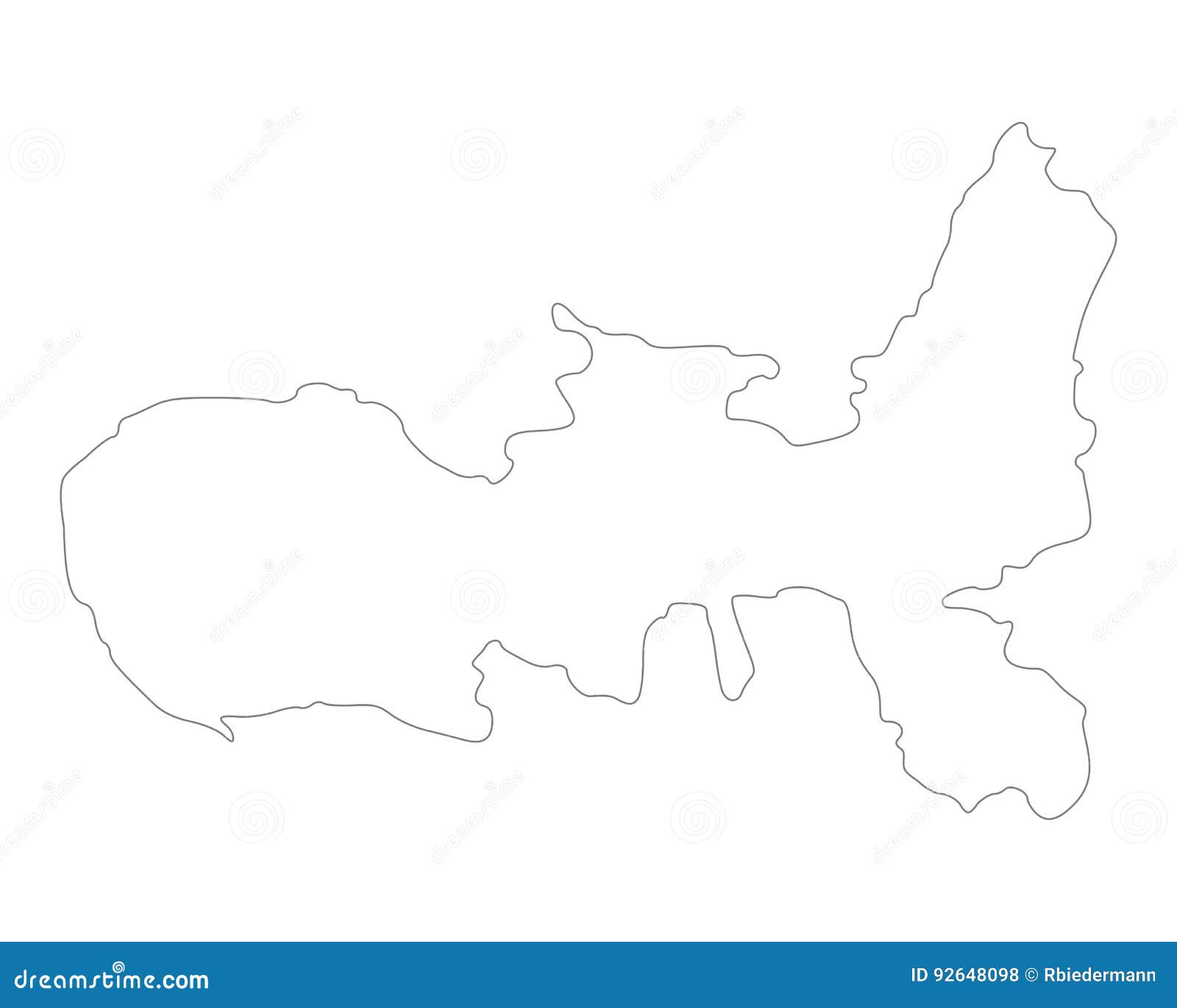 Mapa de Elba ilustración del vector. Ilustración de isla - 92648098
