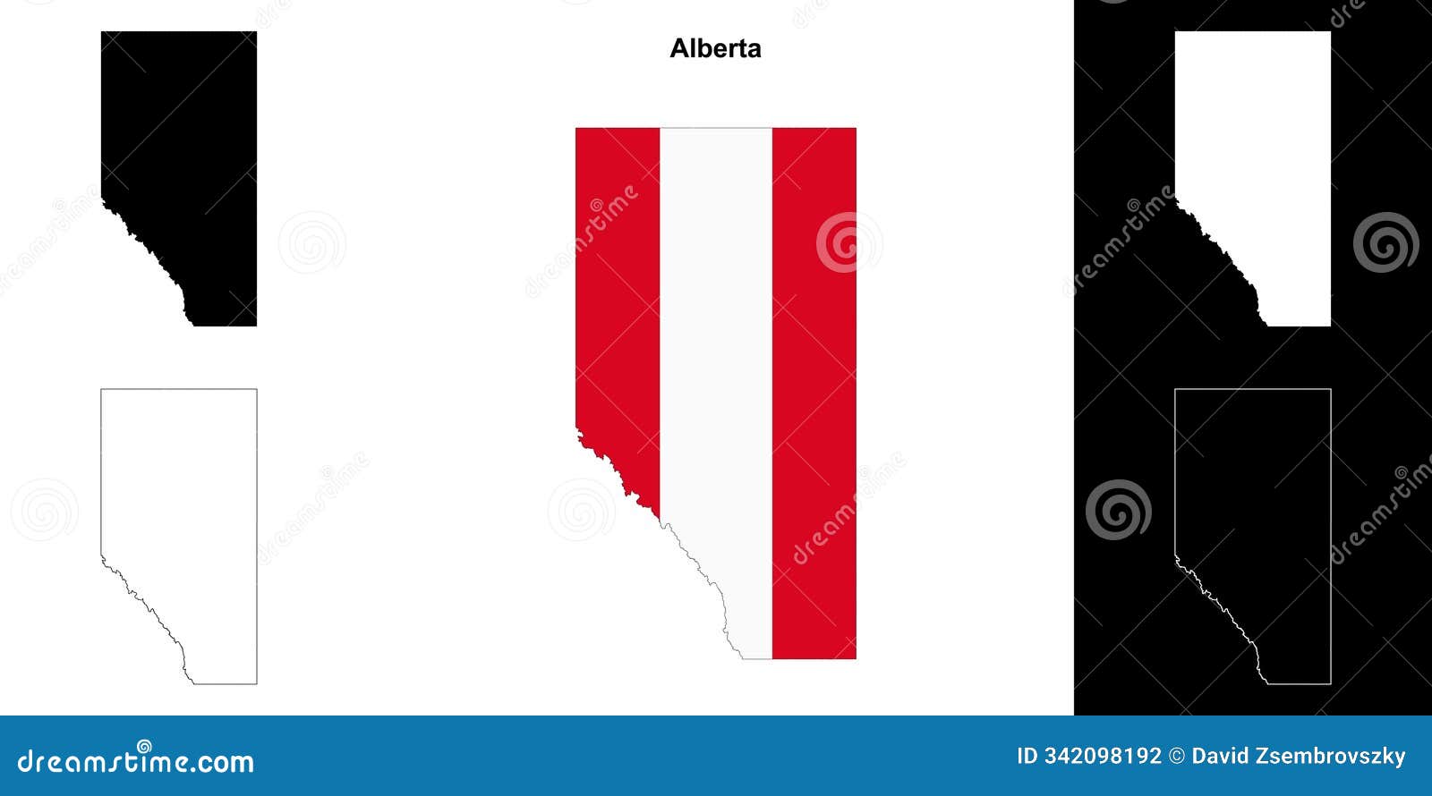 Mapa de esquema de alberta ilustración del vector. Ilustración de ...