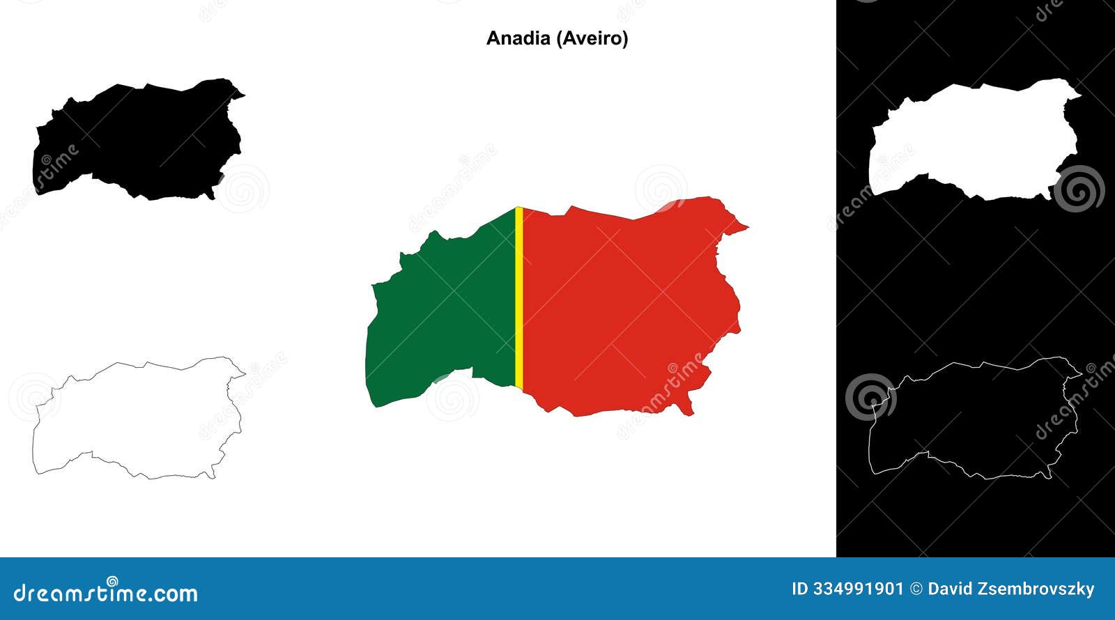 Mapa de esquema de anadia ilustración del vector. Ilustración de ...