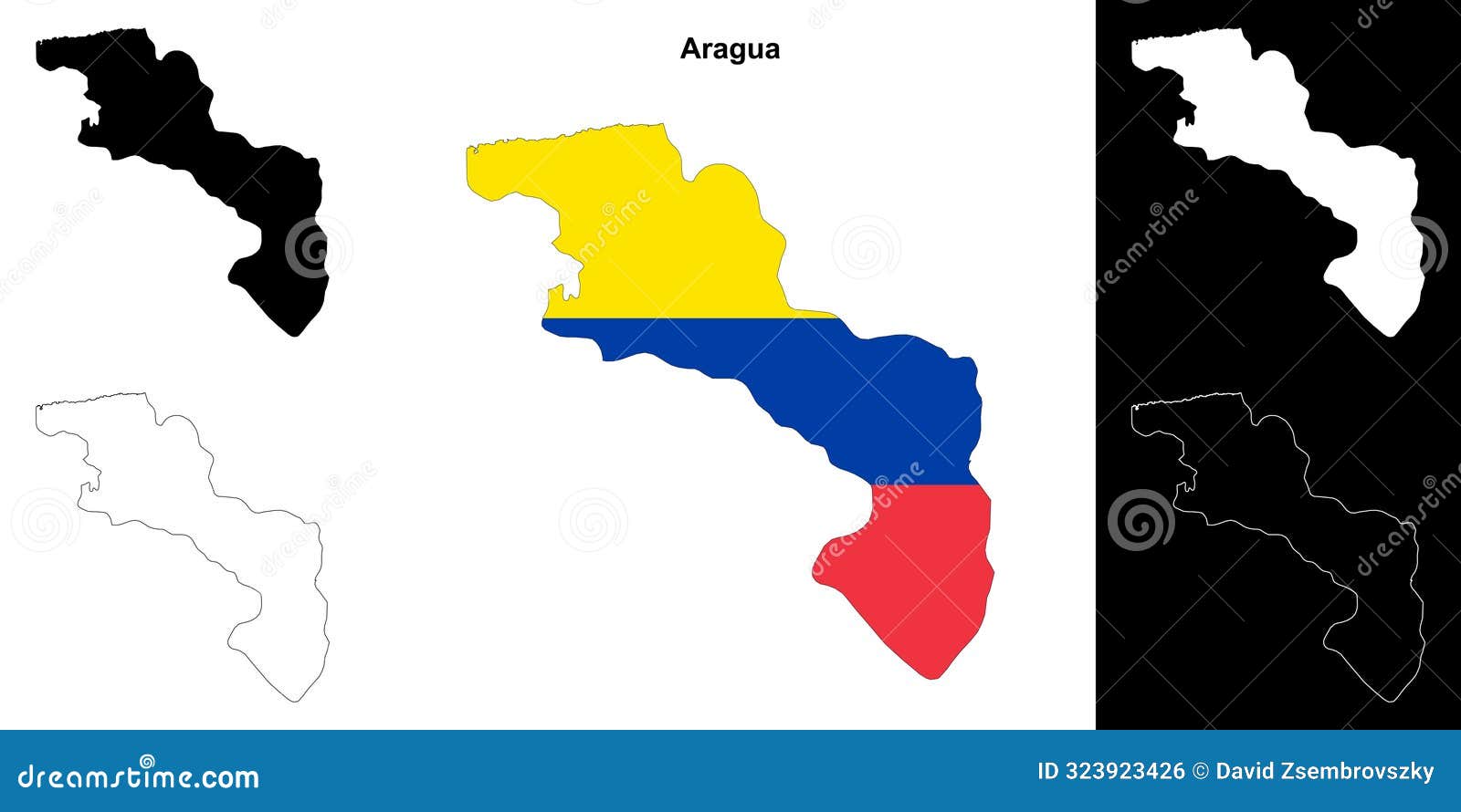 Mapa de esquema de aragua stock de ilustración. Ilustración de turismo ...