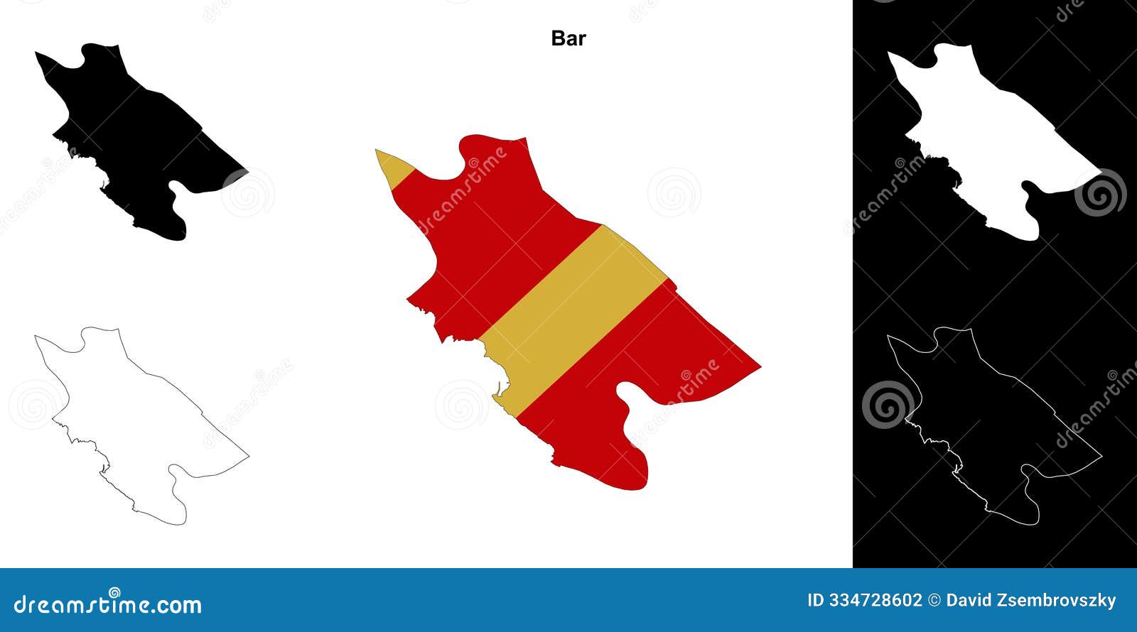 Mapa de esquema de barra ilustración del vector. Ilustración de icono ...