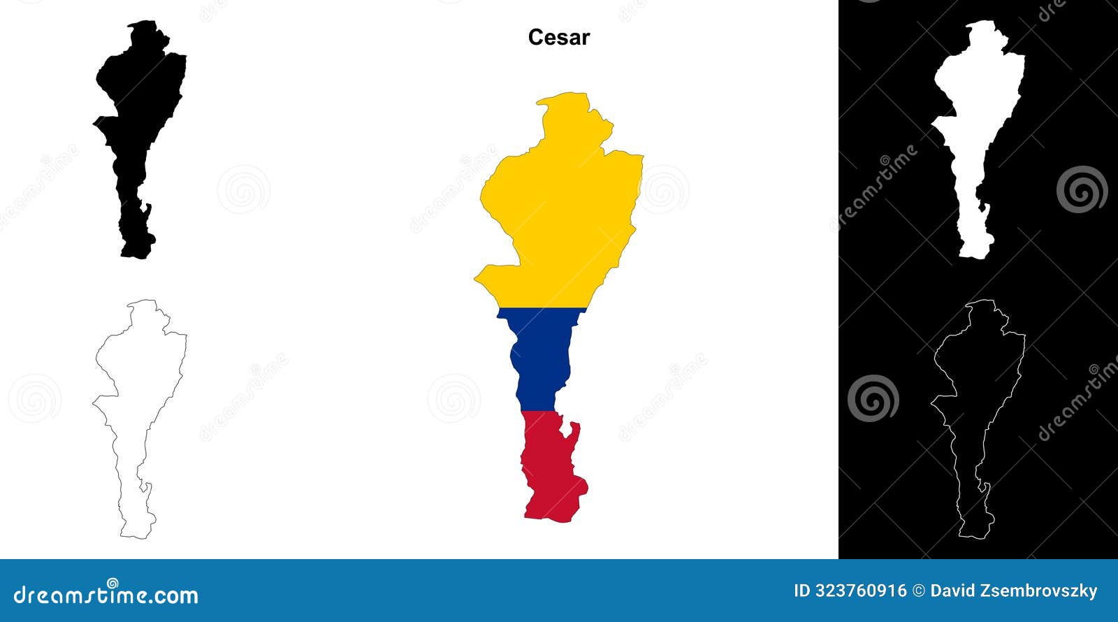Mapa de esquema de cesar ilustración del vector. Ilustración de blanco ...