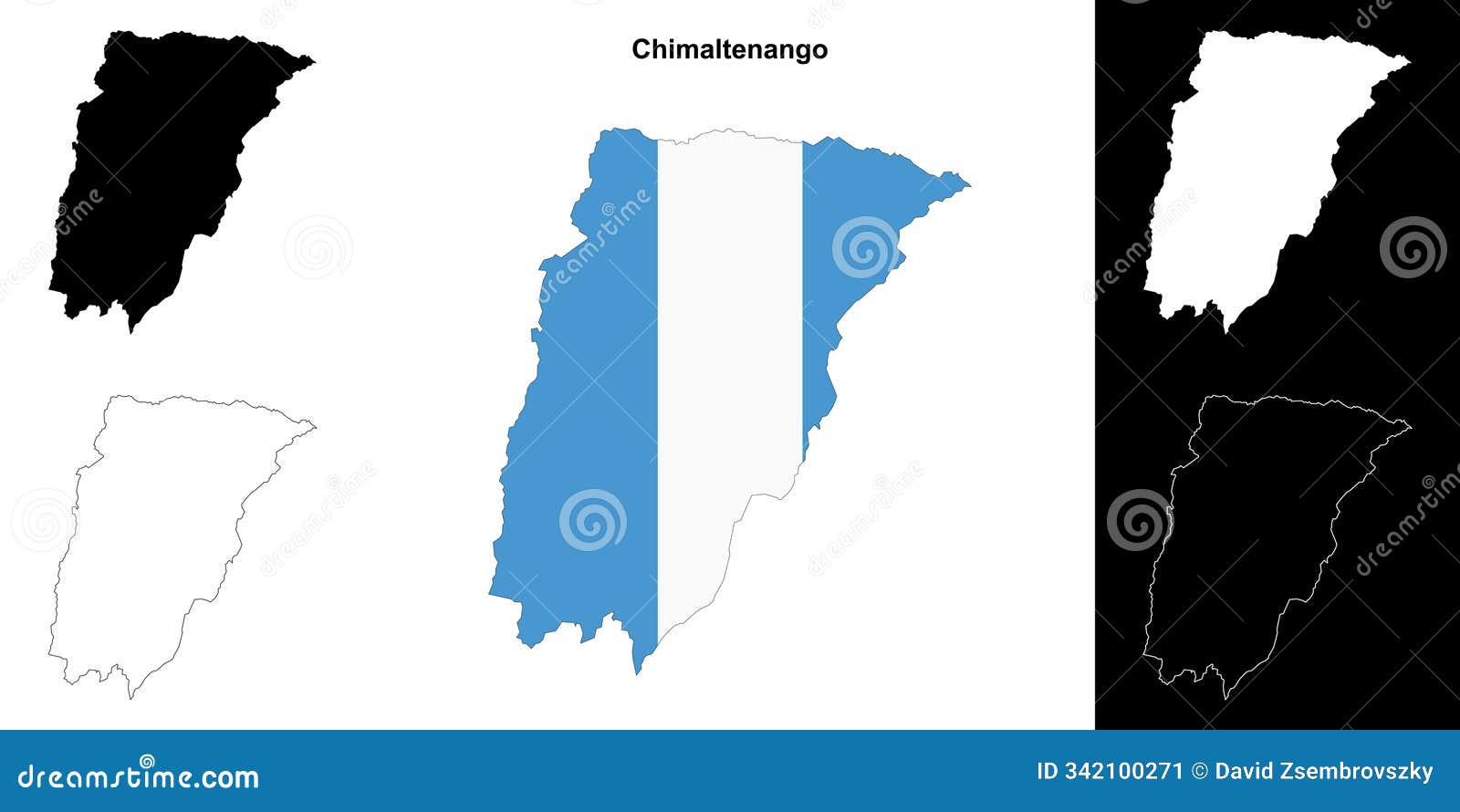 Mapa De Esquema De Chimaltenango Ilustración del Vector - Ilustración ...