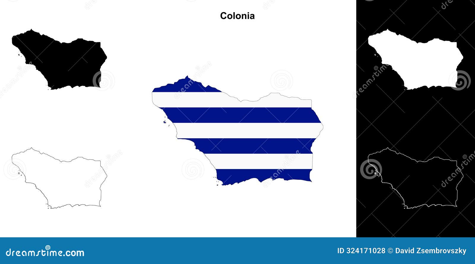 Mapa de esquema de colonia ilustración del vector. Ilustración de ...