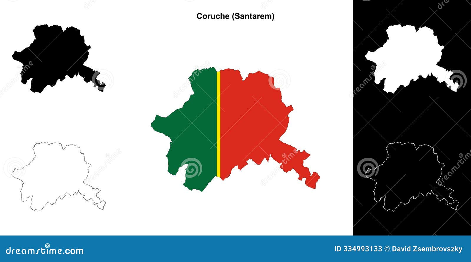 Mapa de esquema de coruche stock de ilustración. Ilustración de ...