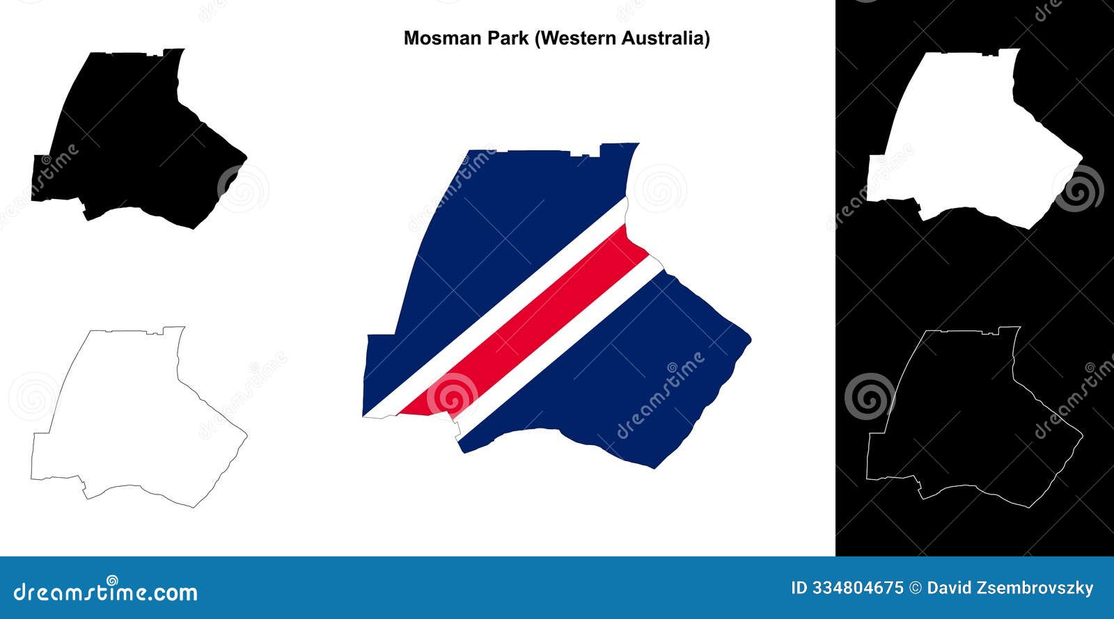 Mapa De Esquema Del Parque De Objetos Ilustración del Vector ...