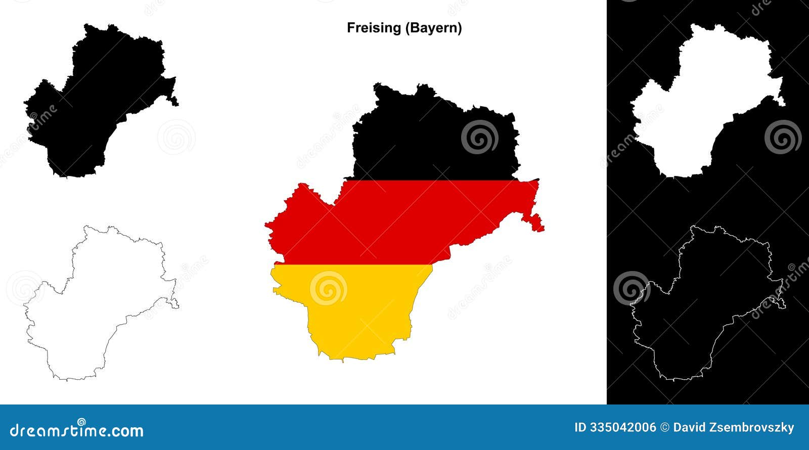 Mapa De Esquema De Freising Ilustración del Vector - Ilustración de ...