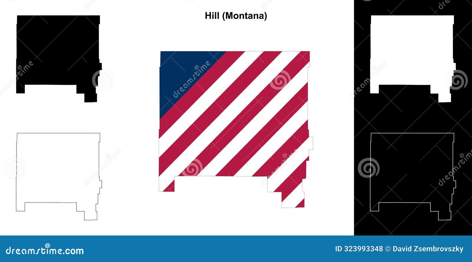 Mapa De Esquema De La Colina Ilustración del Vector - Ilustración de ...