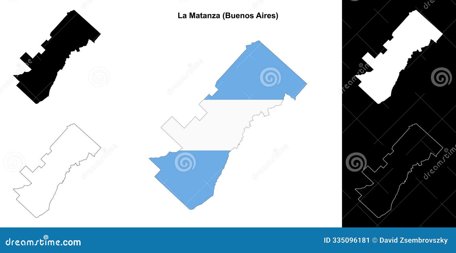 Mapa De Esquema De La Matanza Ilustración del Vector - Ilustración de ...