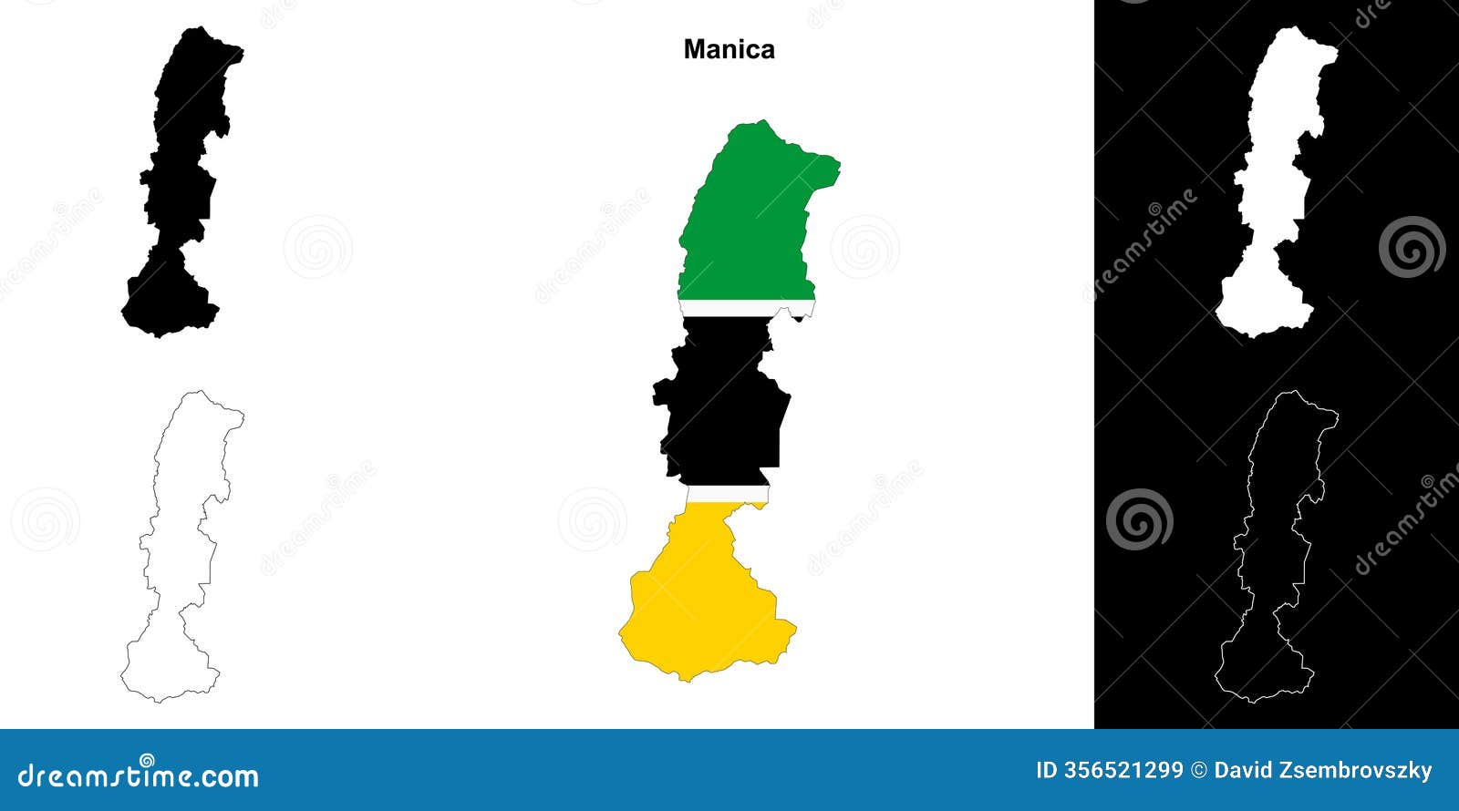 Mapa de esquema de manica ilustración del vector. Ilustración de ...