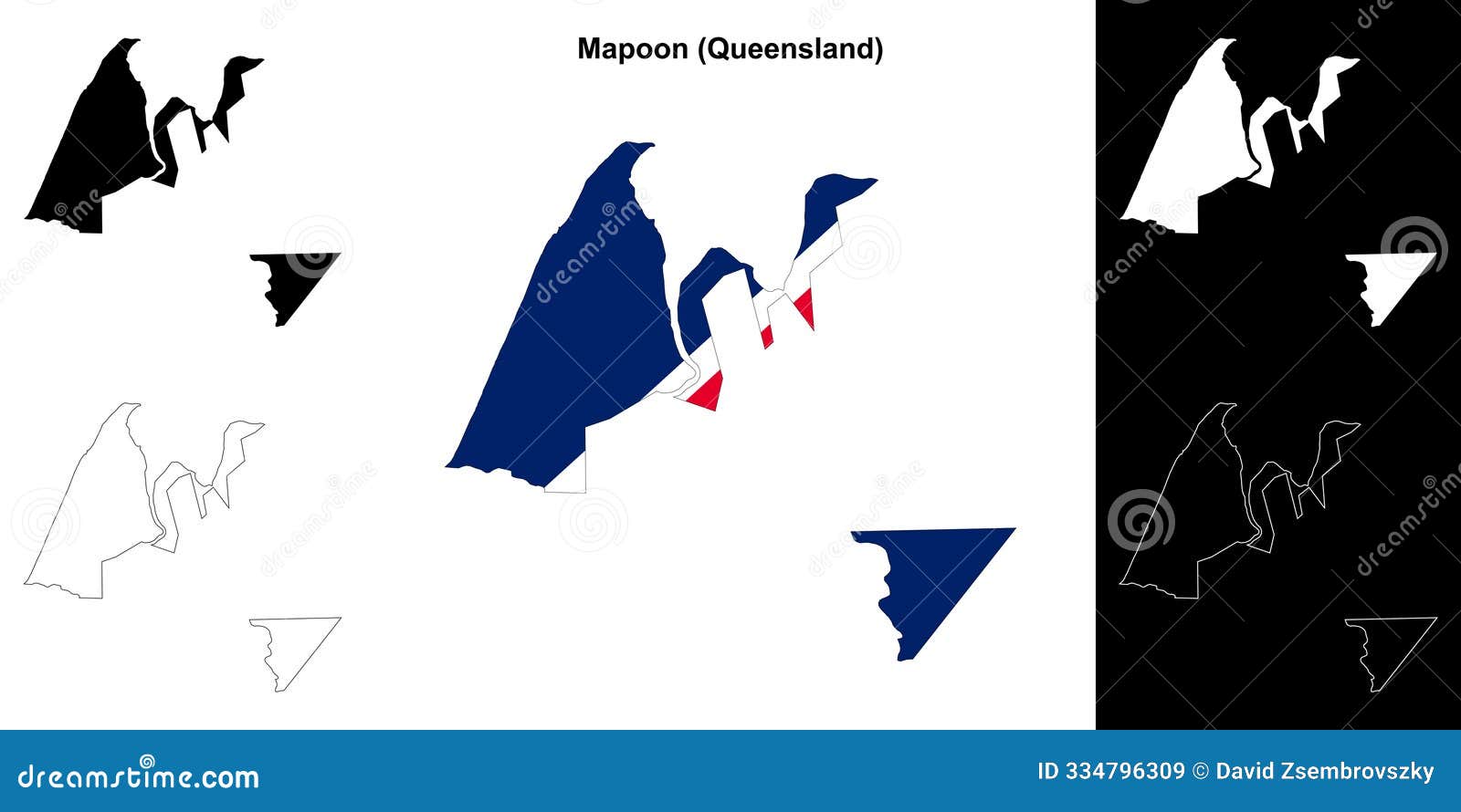 Mapa de esquema de mapoon ilustración del vector. Ilustración de modelo ...