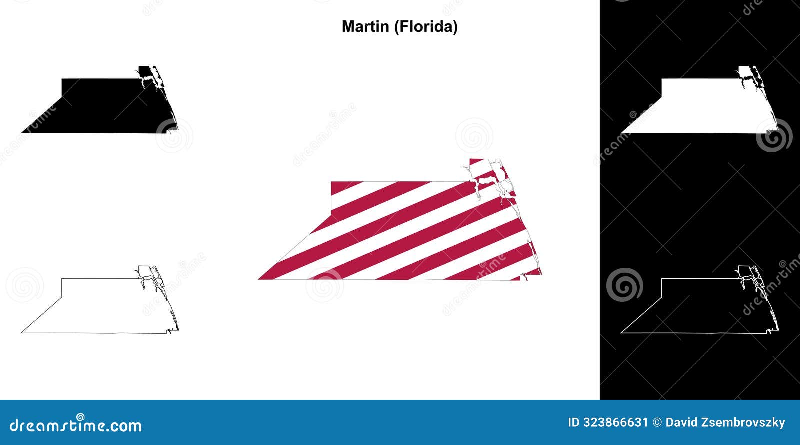 Mapa de esquema de martin ilustración del vector. Ilustración de ...
