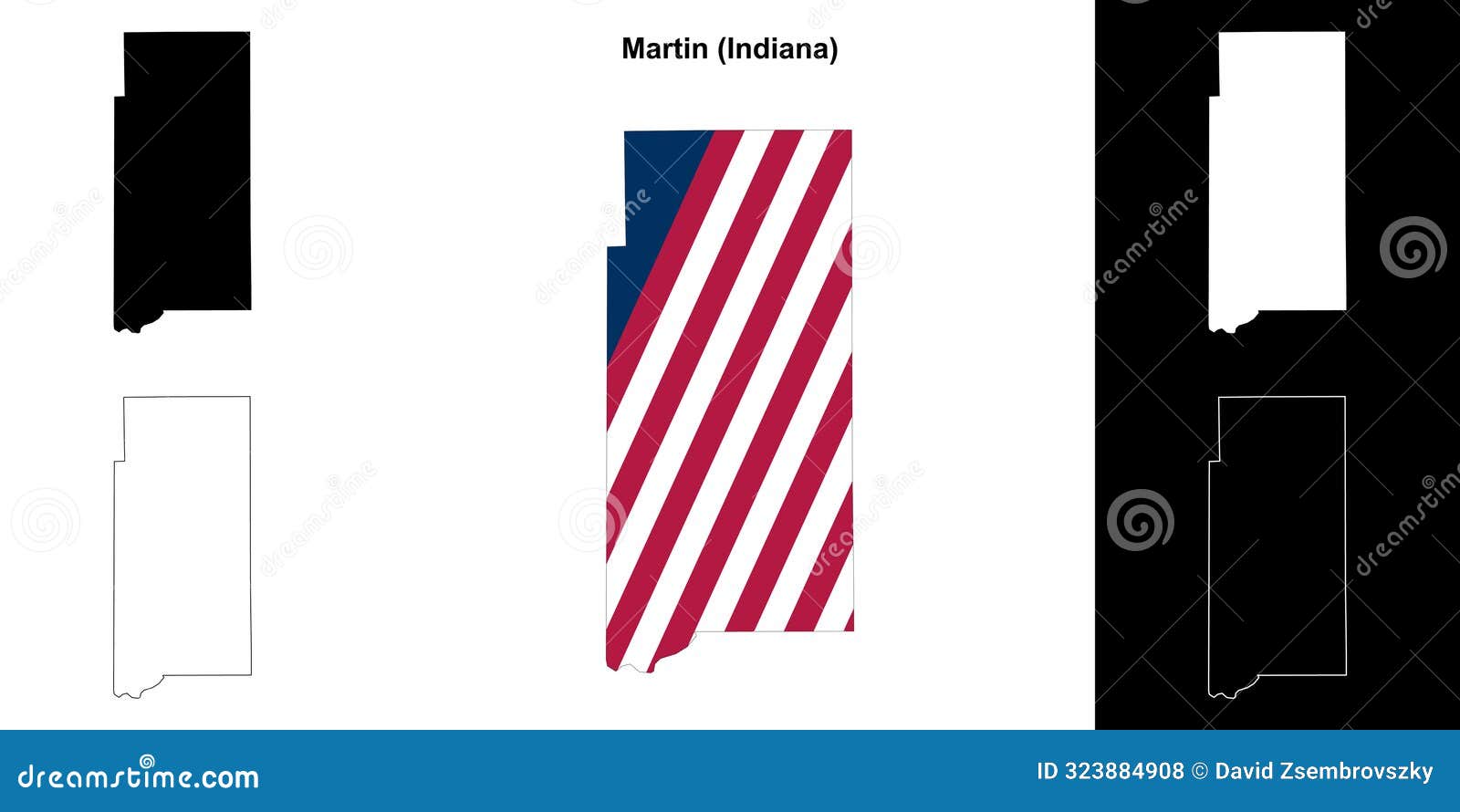 Mapa de esquema de martin stock de ilustración. Ilustración de aislado ...