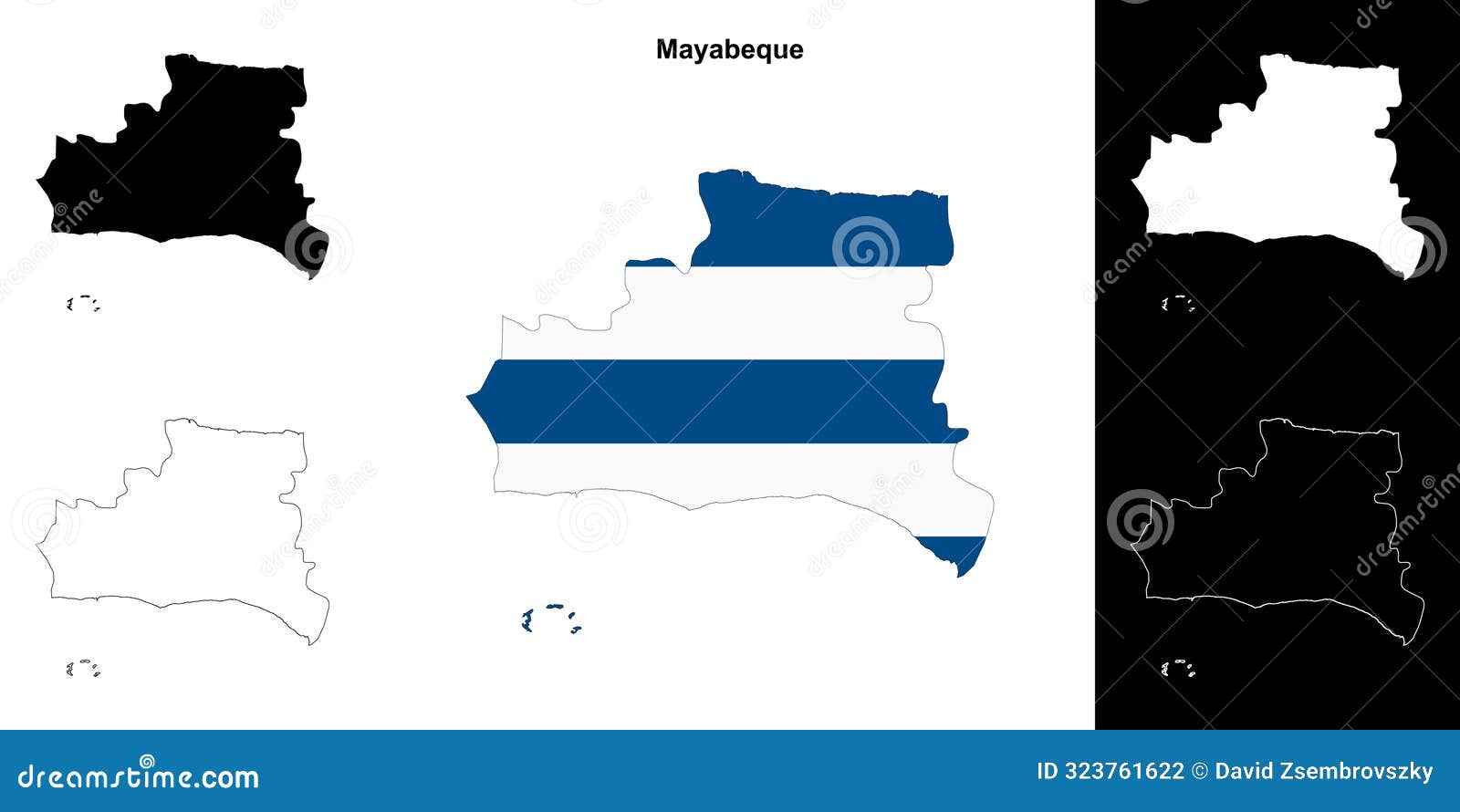 Mapa De Esquema De Mayabeque Ilustración del Vector - Ilustración de ...