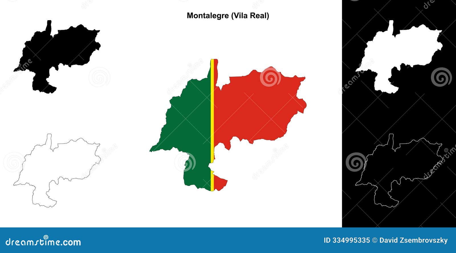 Mapa De Esquema De Montalegre Ilustración del Vector - Ilustración de ...
