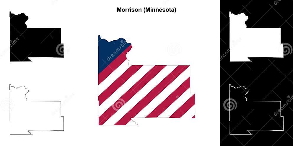 Mapa De Esquema De Morrison Ilustración del Vector - Ilustración de ...