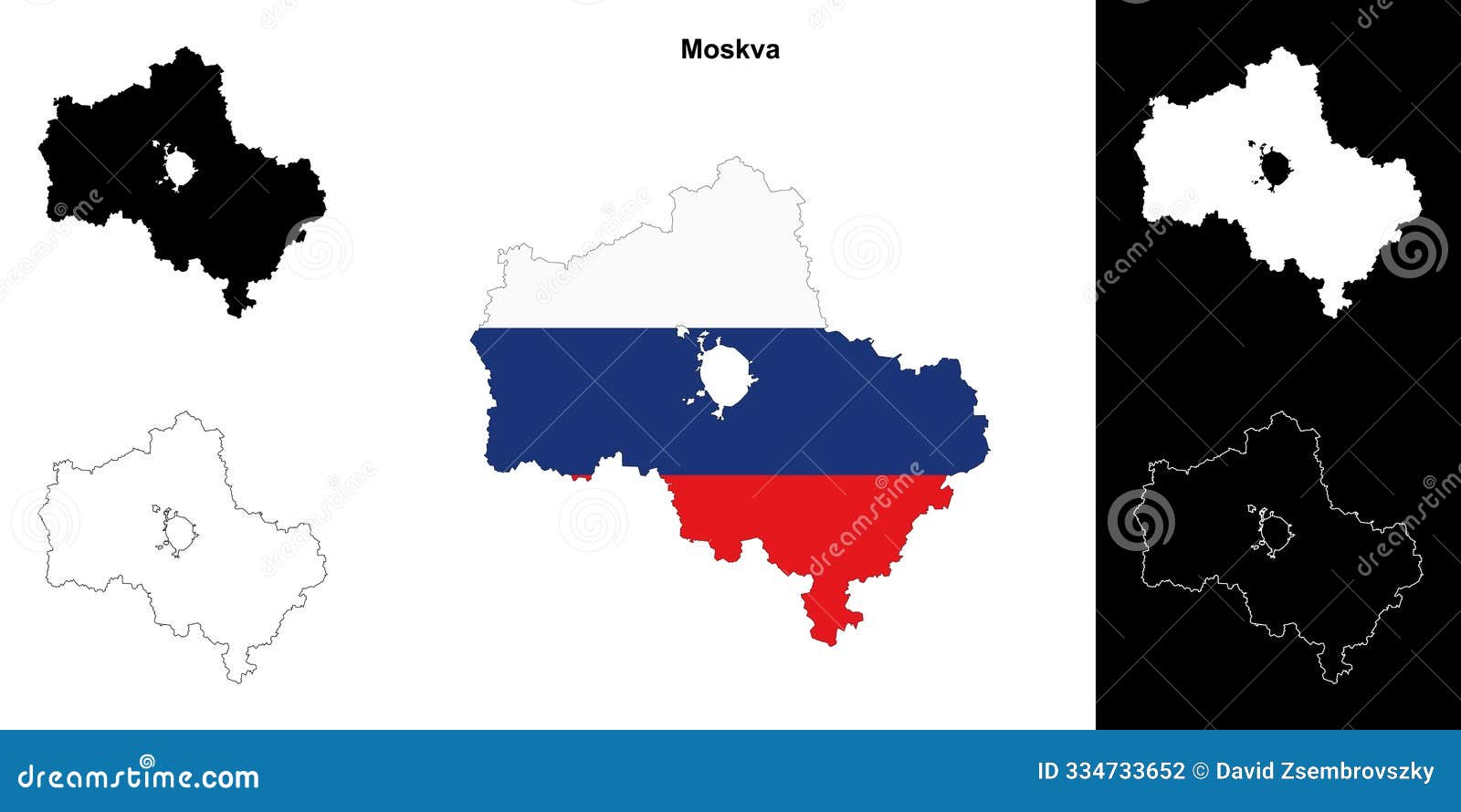 Mapa de esquema de moskva ilustración del vector. Ilustración de ...