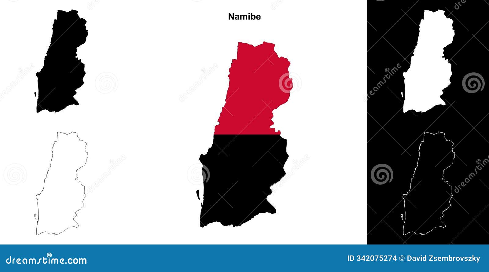 Mapa de esquema de namibe ilustración del vector. Ilustración de ...