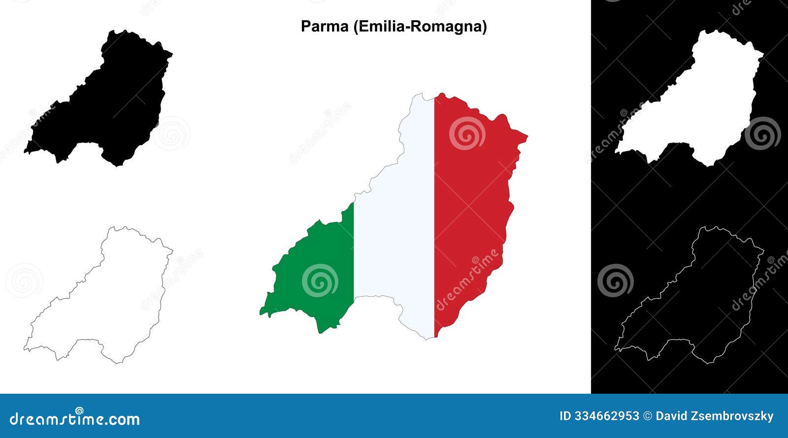 Mapa de esquema de parma ilustración del vector. Ilustración de ...