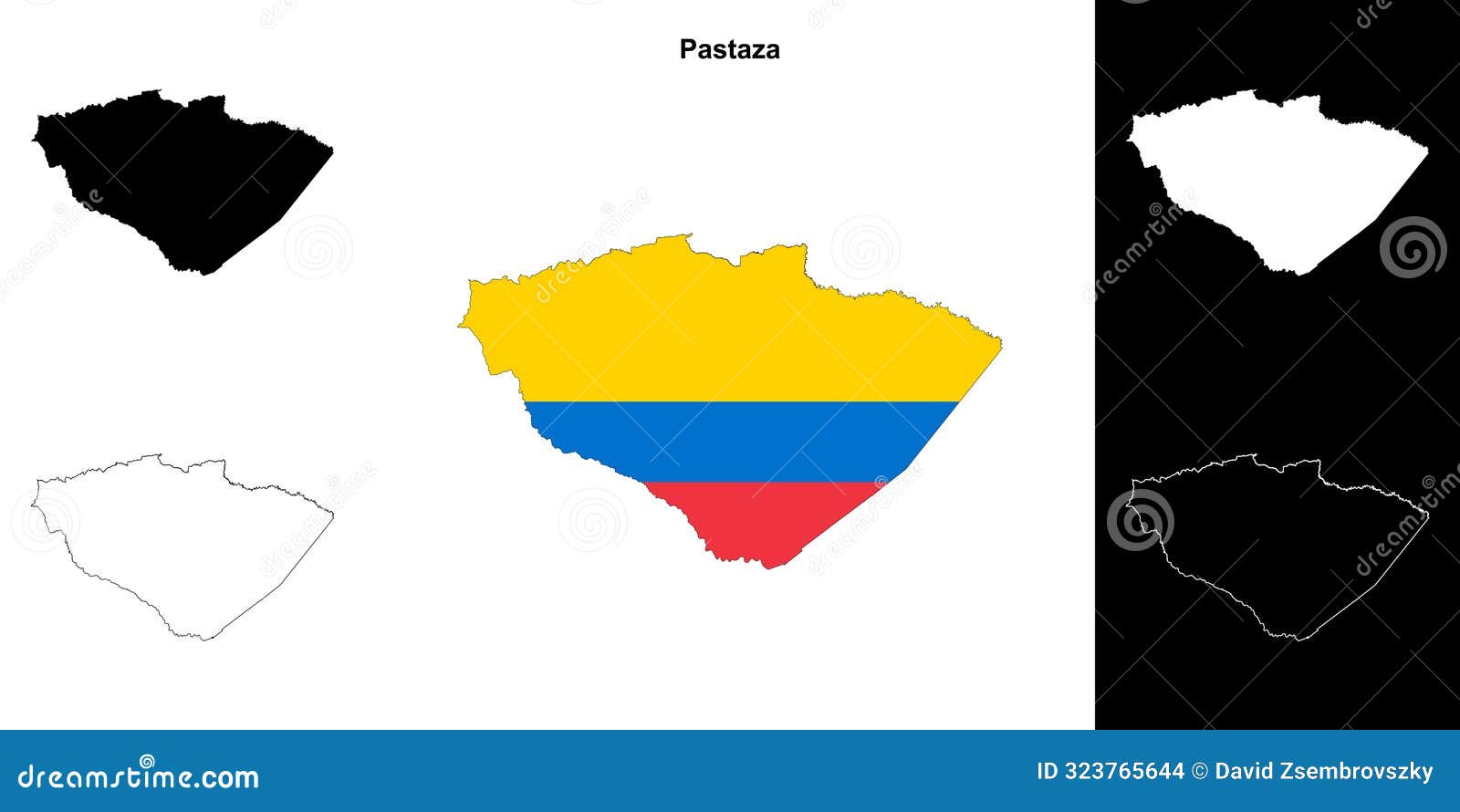 Mapa de esquema de pastaza ilustración del vector. Ilustración de ...