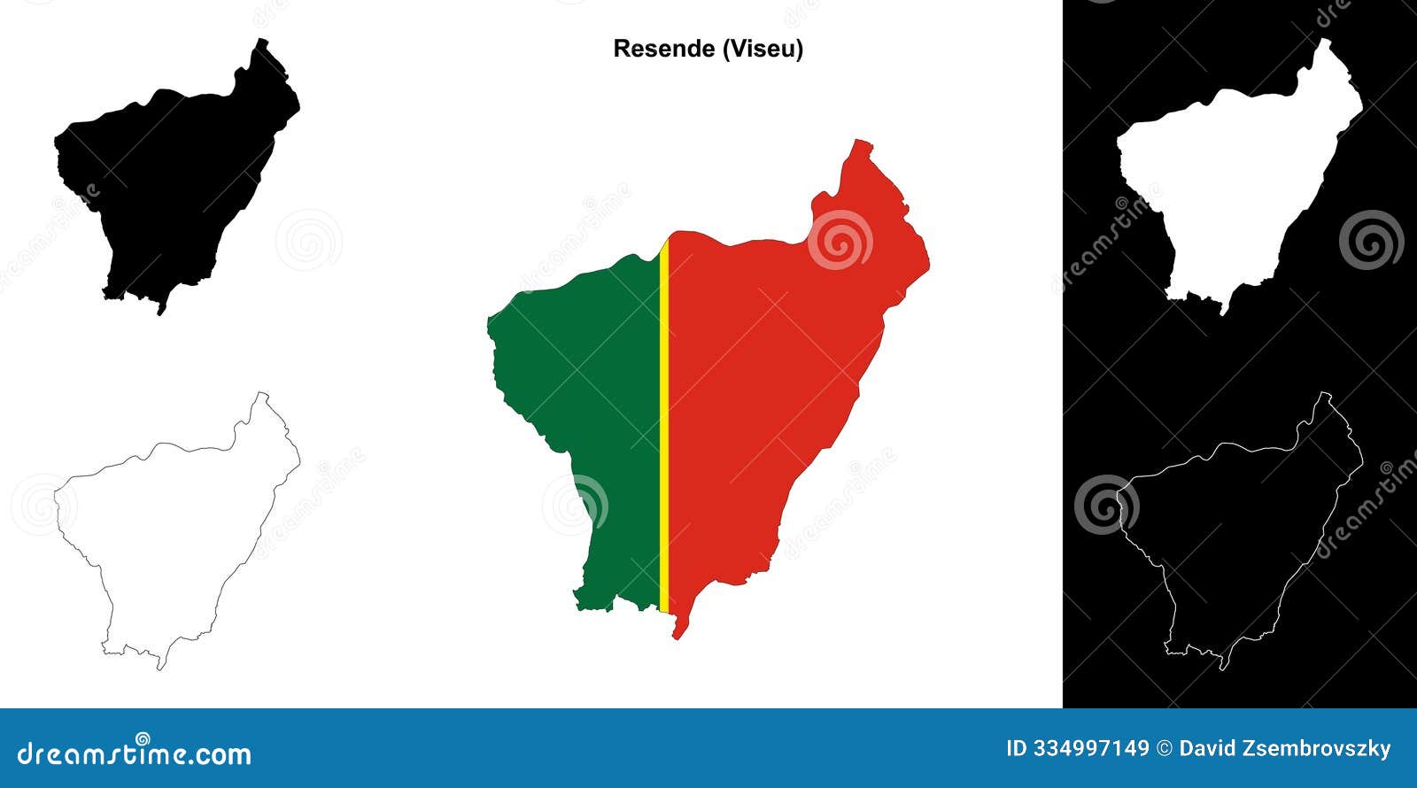 Mapa de esquema de resende ilustración del vector. Ilustración de ...