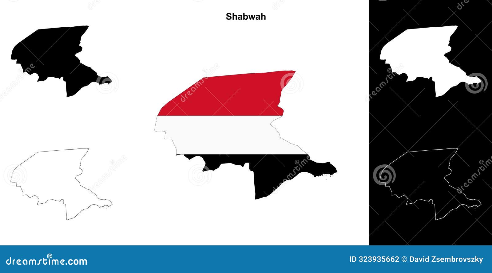 Mapa de esquema de shabwah ilustración del vector. Ilustración de ...