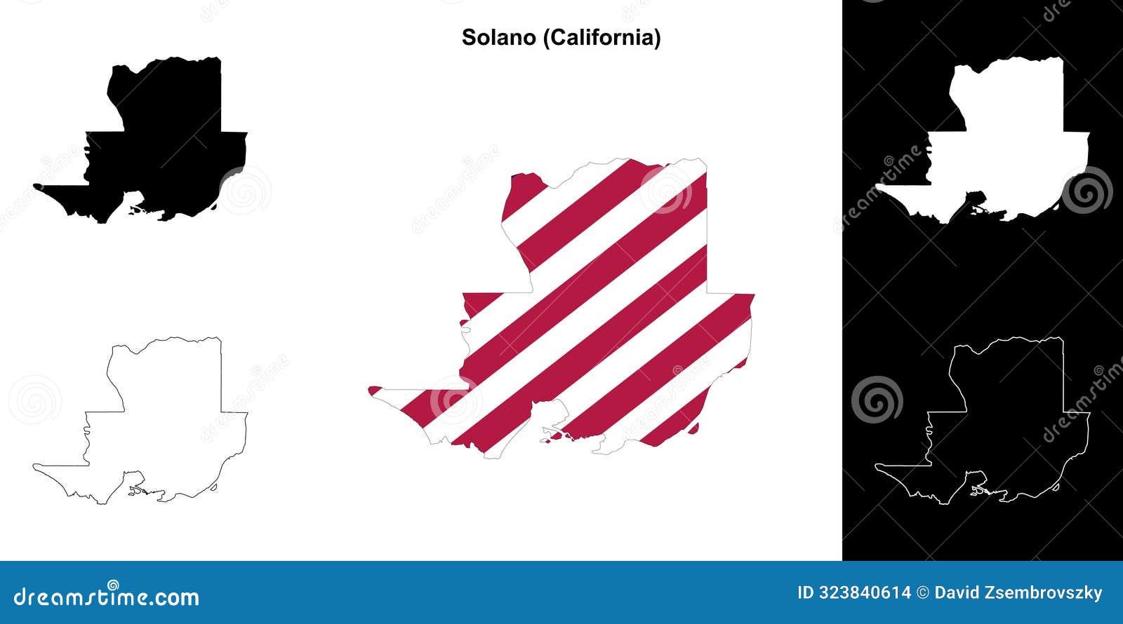 Mapa de esquema de solano ilustración del vector. Ilustración de ...